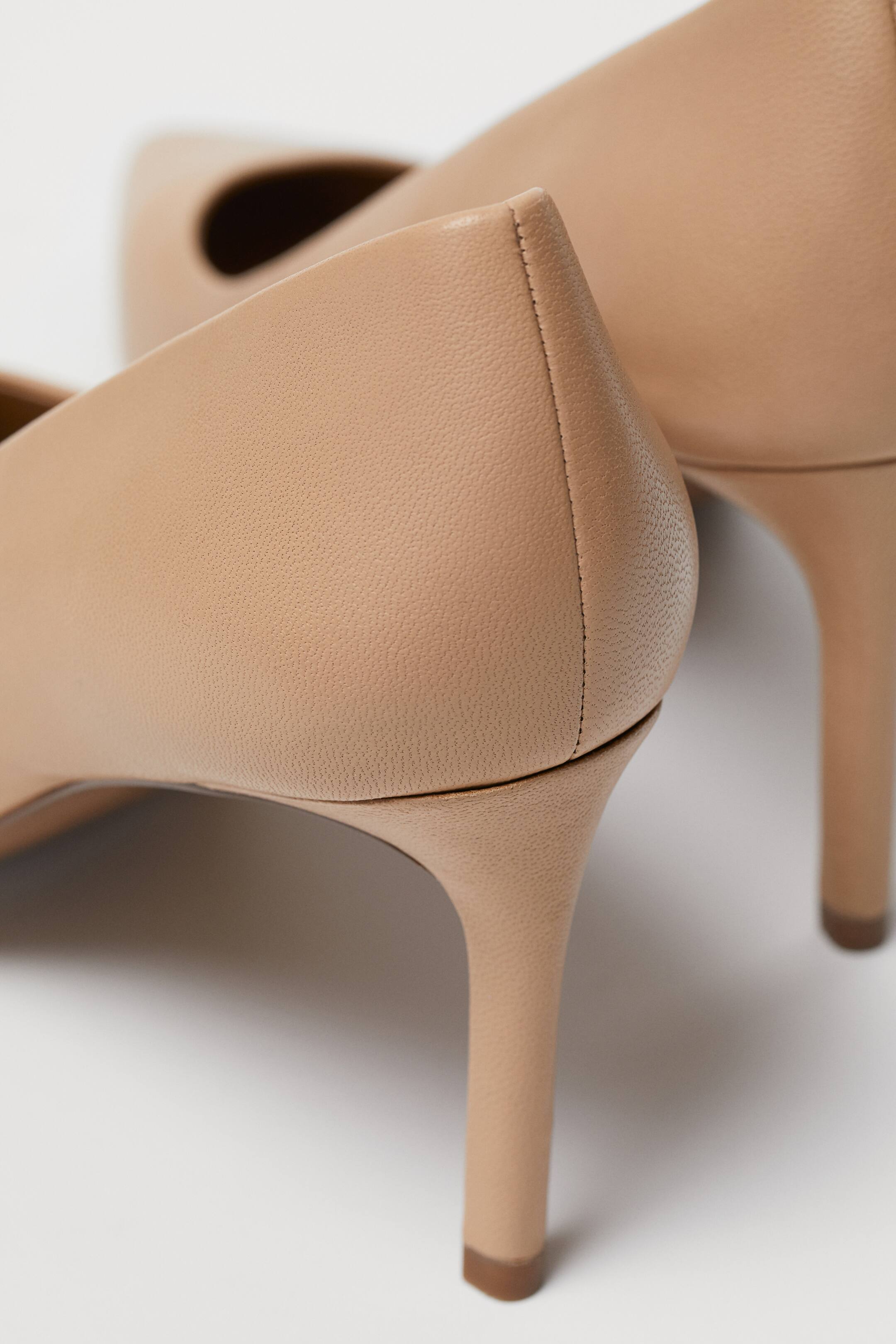 Pumps - Hoher Absatz - Beige/Leder - Ladies | H&M AT