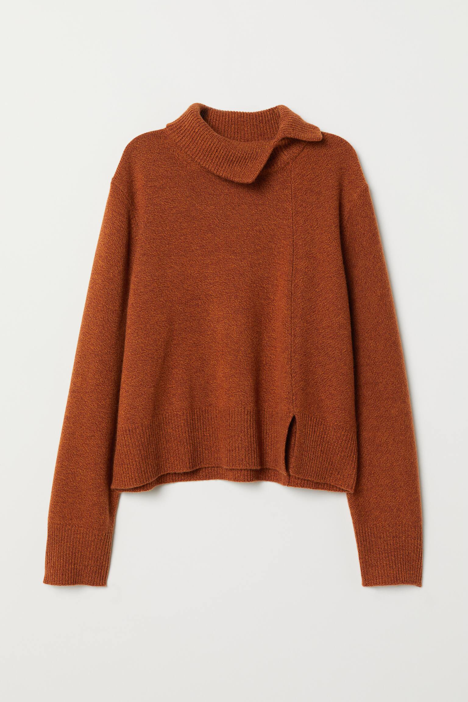 Cashmere-blend jumper - Rust - Ladies | H&M