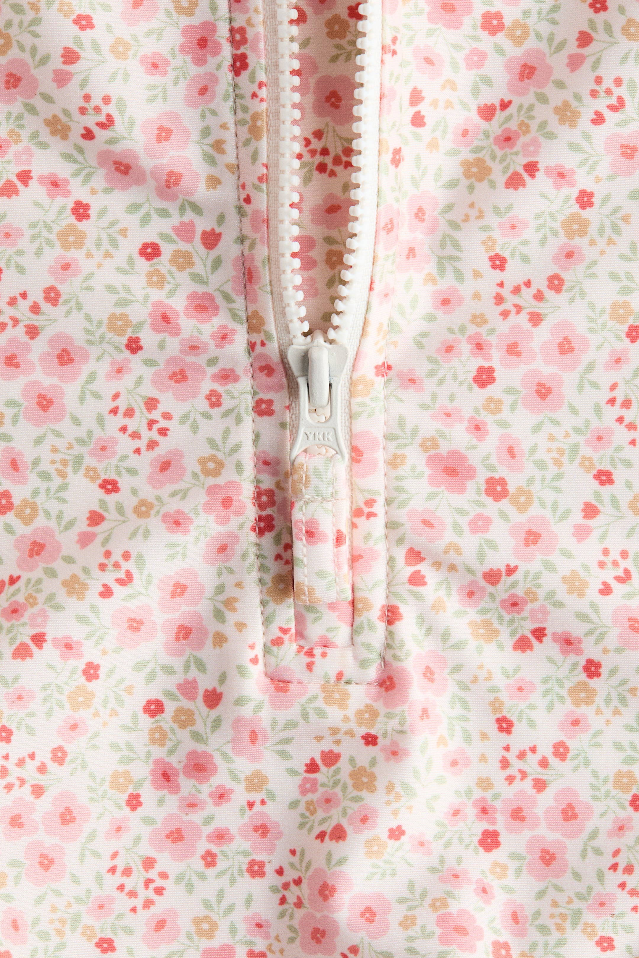 Maillot de bain à manches longues - Rose/fleuri - ENFANT | H&M BE