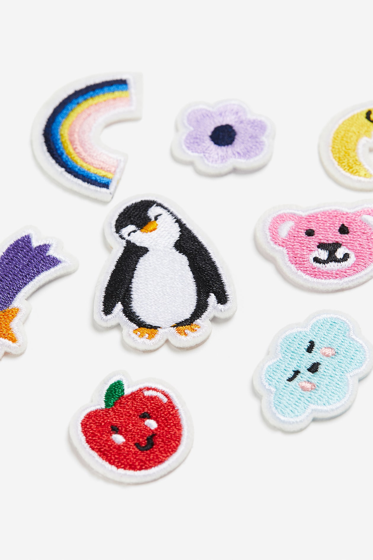 Purple/yellow 9-pack Repair Patches for kids | H&M US