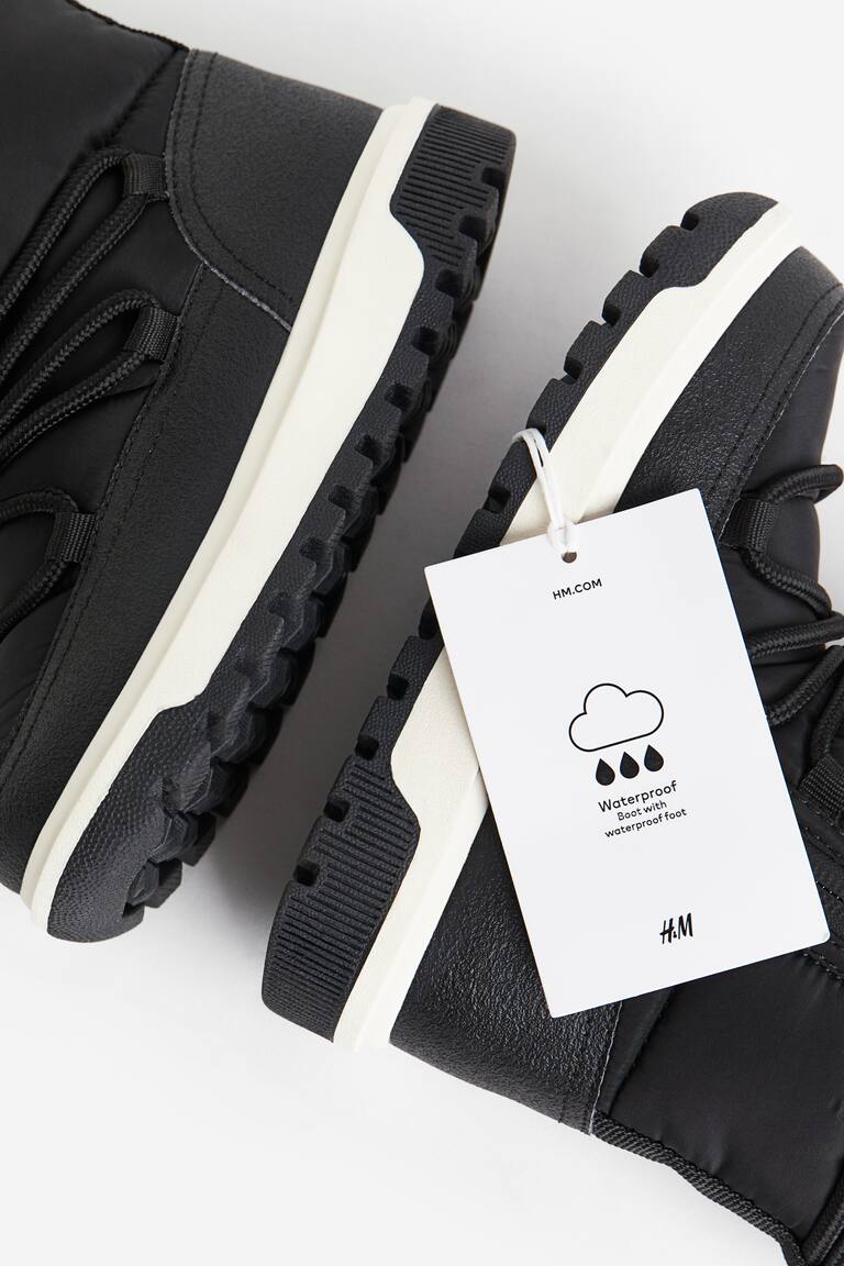 Waterproof Boots - Black - Kids | H&M US