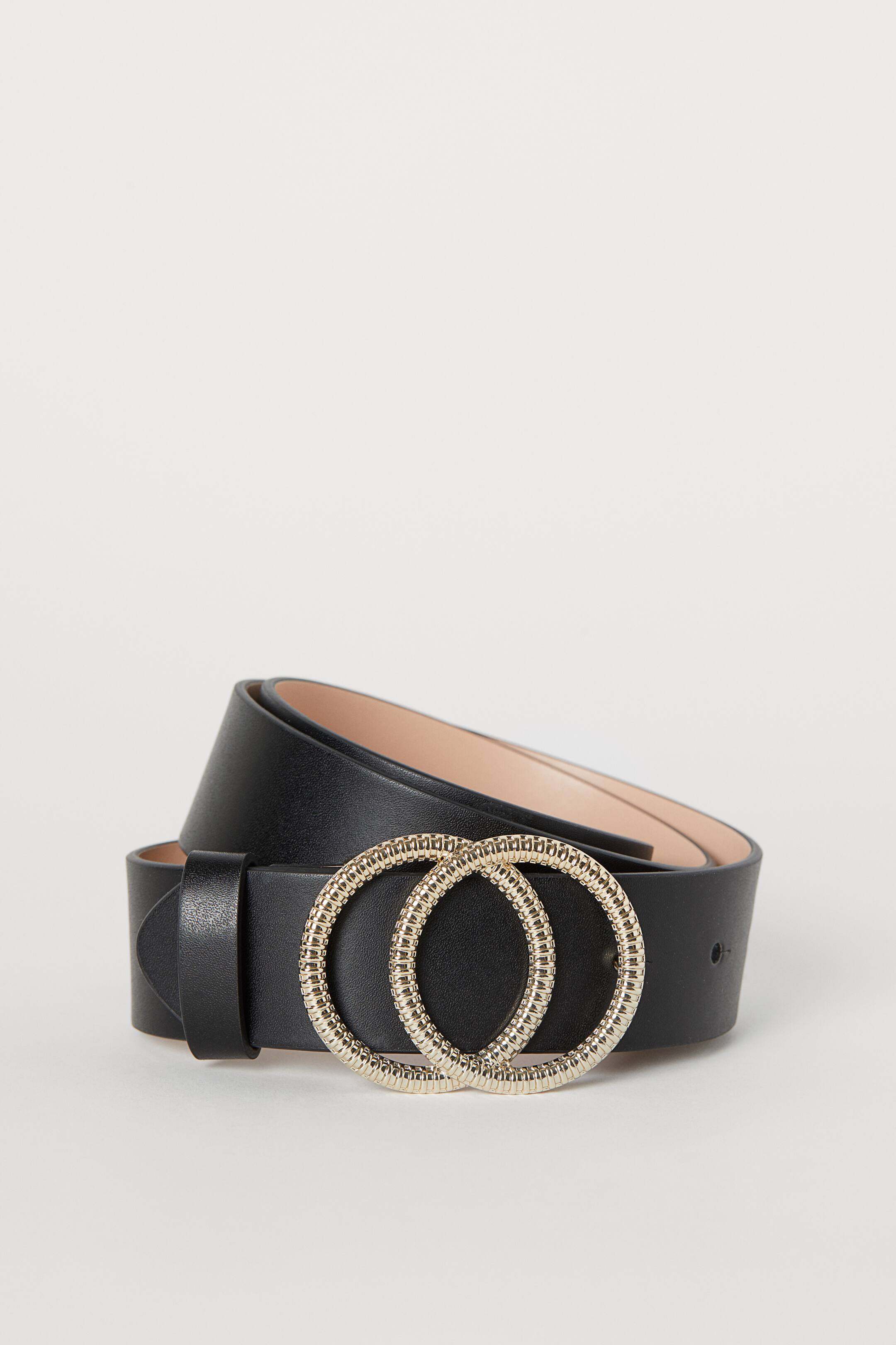 Cinturón ancho - Negro - MUJER | H&M ES