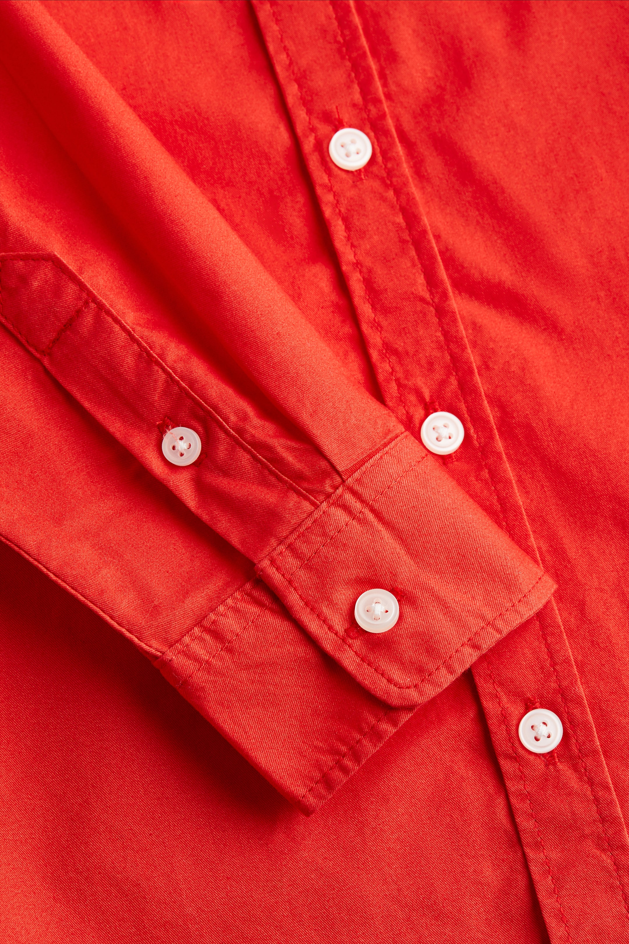 Baumwollhemd - Knallrot - Kids | H&M DE