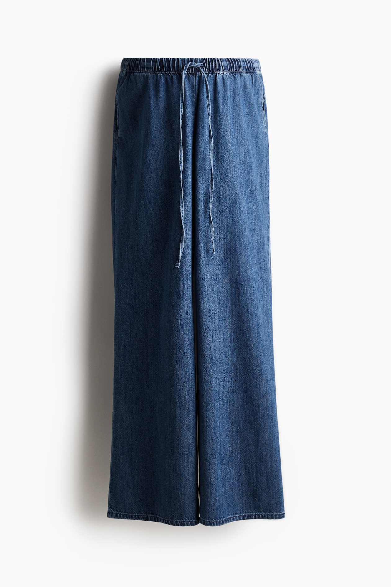 Women's Denim blue MAMA Denim Drawstring Pants | H&M CA