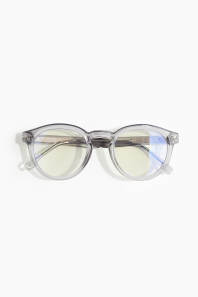 Men’s Transparent gray Blue Light Eyeglasses | H&M US