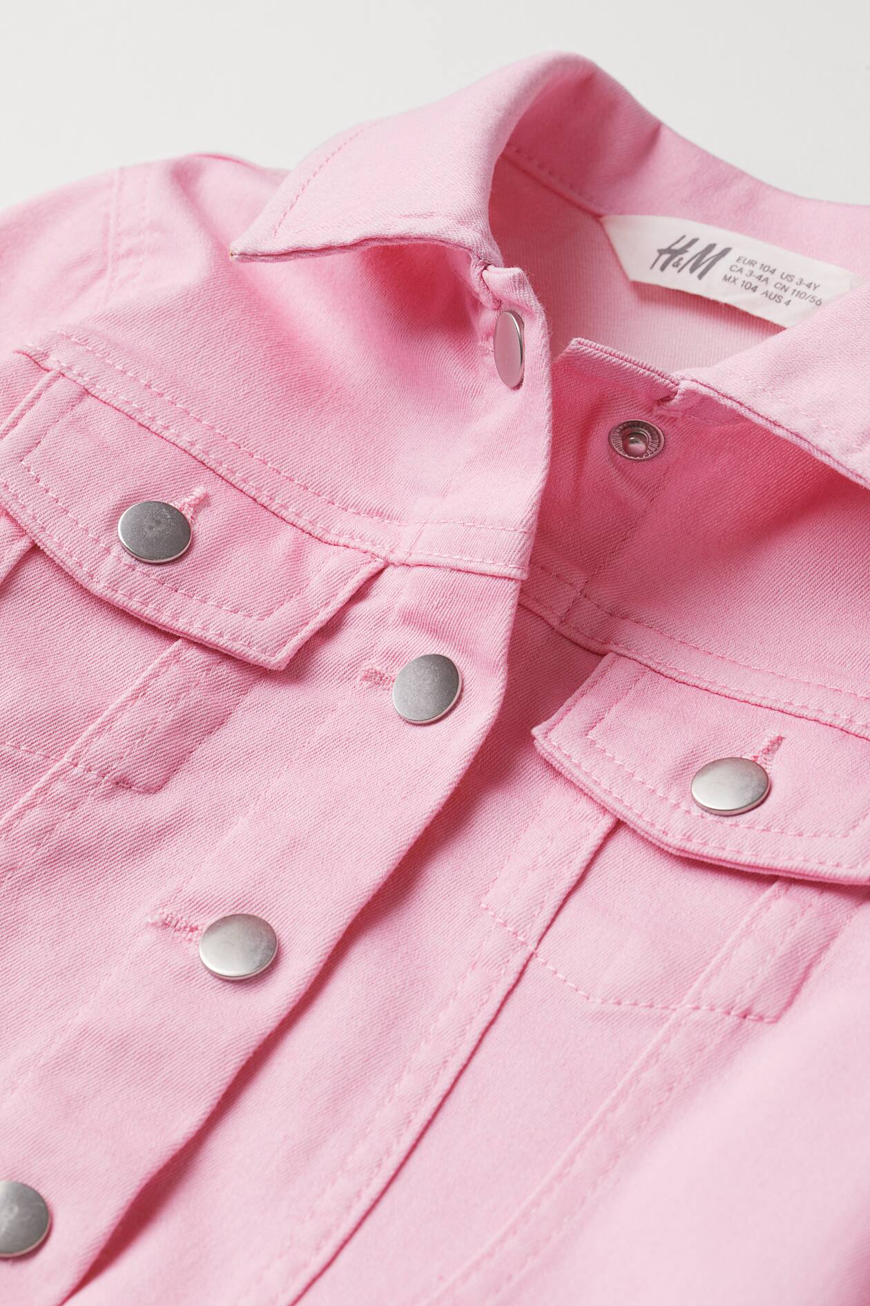 Twill Jacket - Pink - Kids | H&M CA