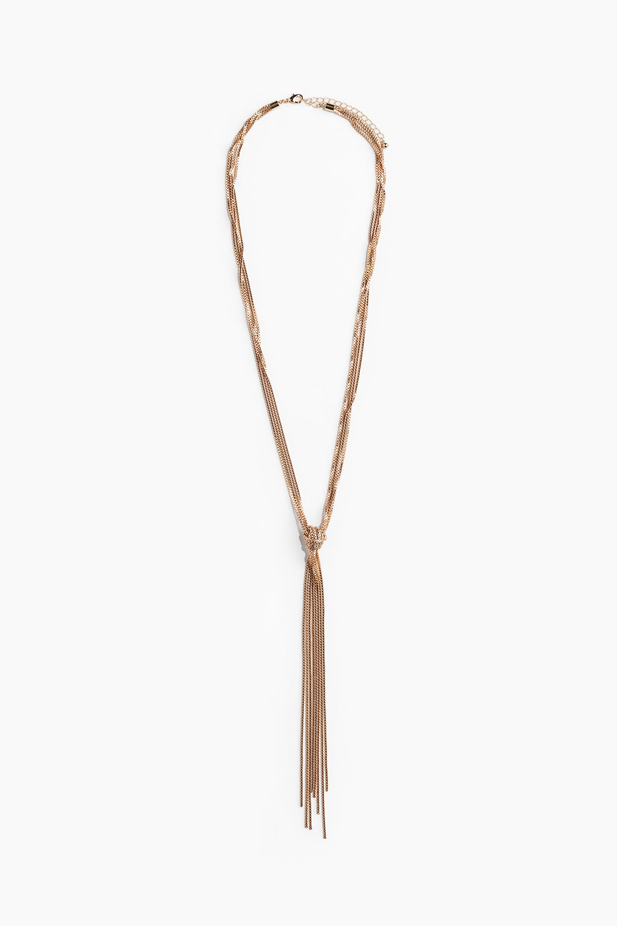 Women's Gold-colored Box-Chain Lariat Necklace | H&M US