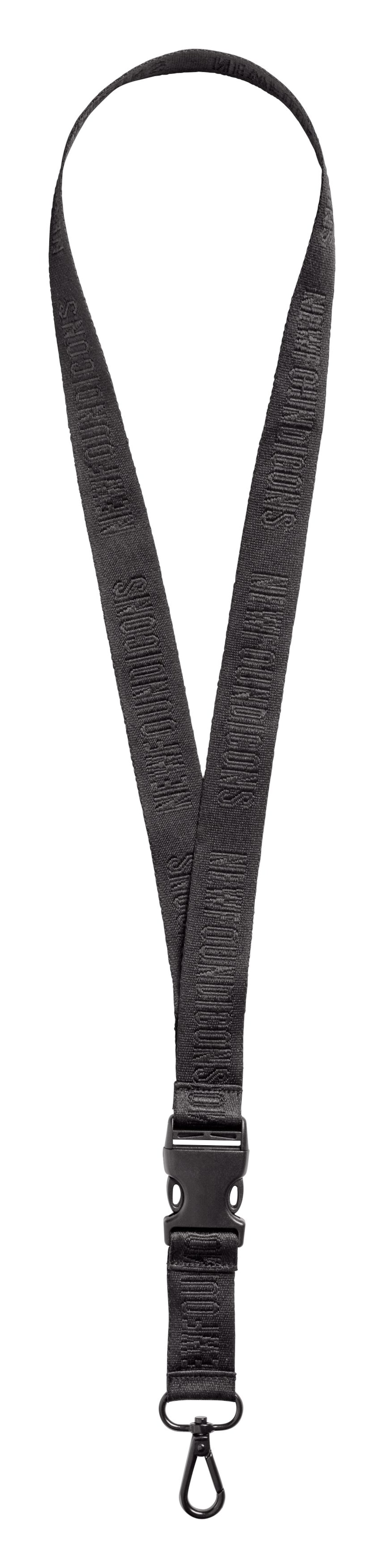Men’s Black Jacquard-weave key lanyard | H&M GB
