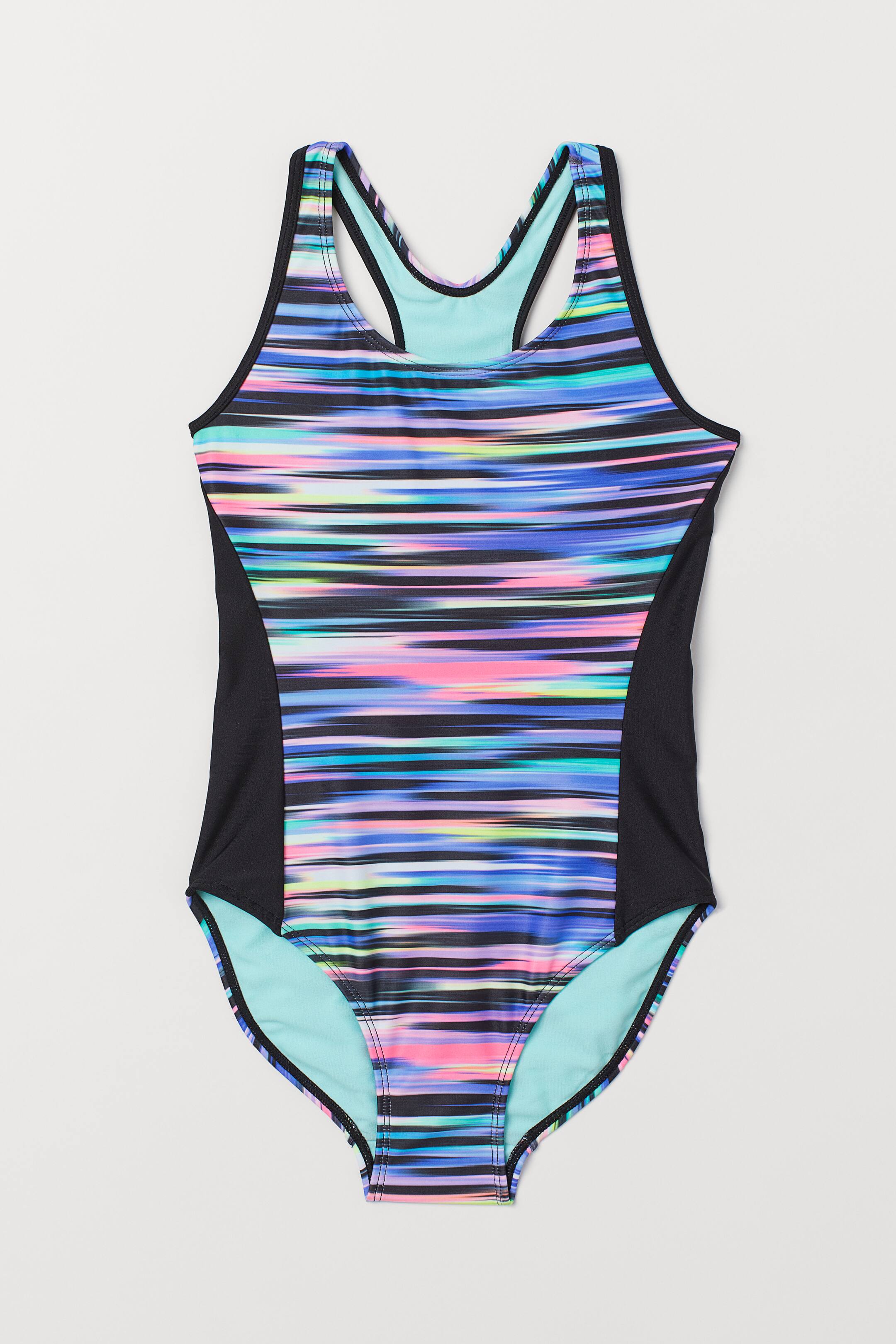 Sportovní plavky - Černá/vícebarevná - DĚTI | H&M CZ