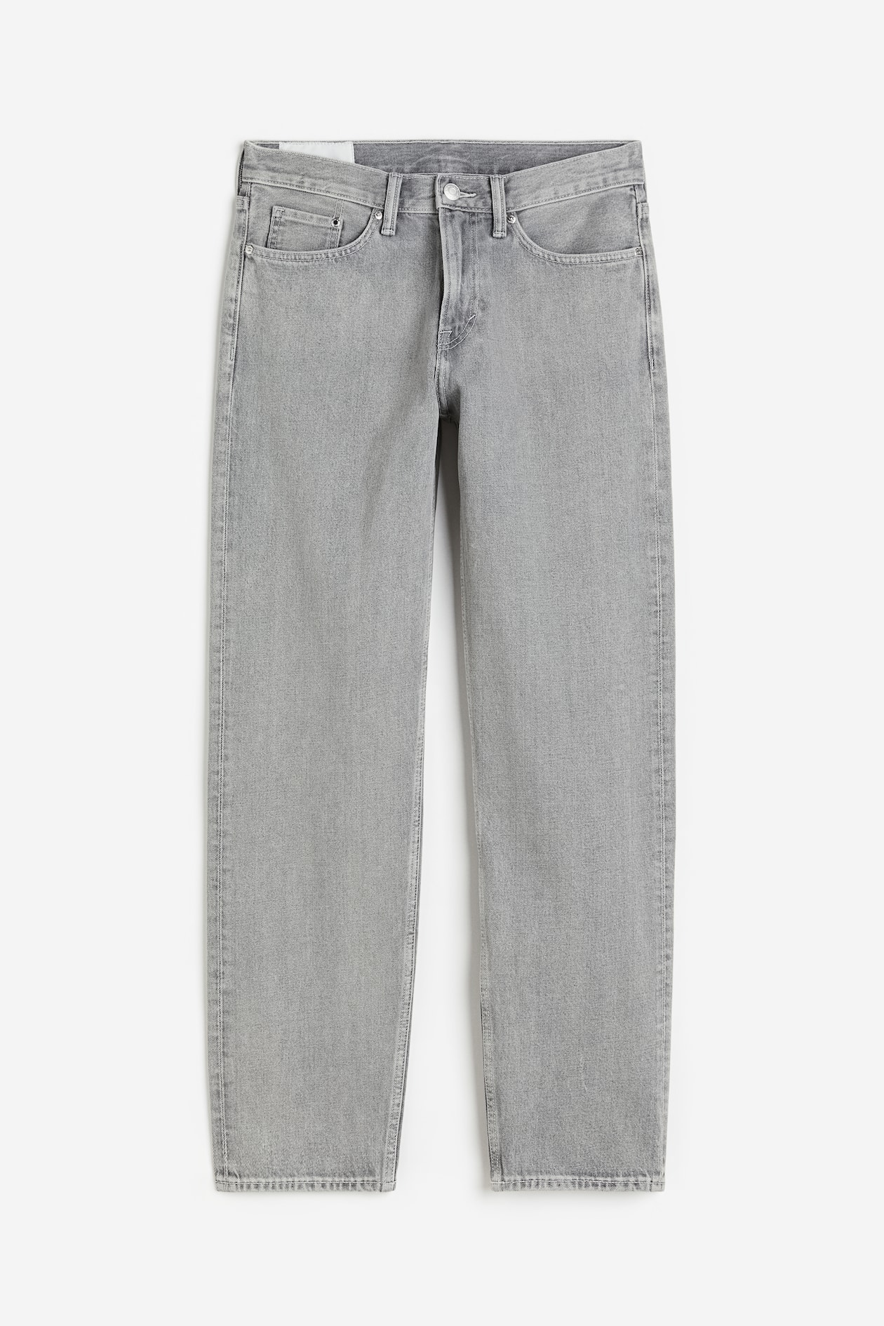 Men’s Light denim grey Relaxed Jeans | H&M IN