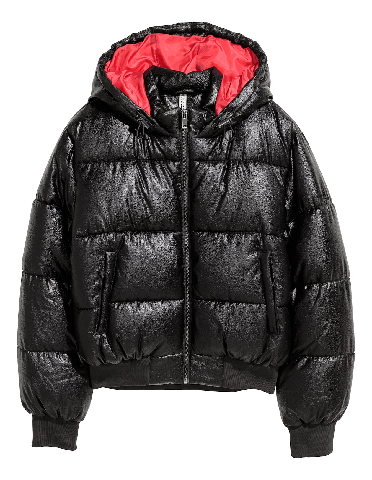 Padded jacket - Black/Red - Ladies | H&M GB