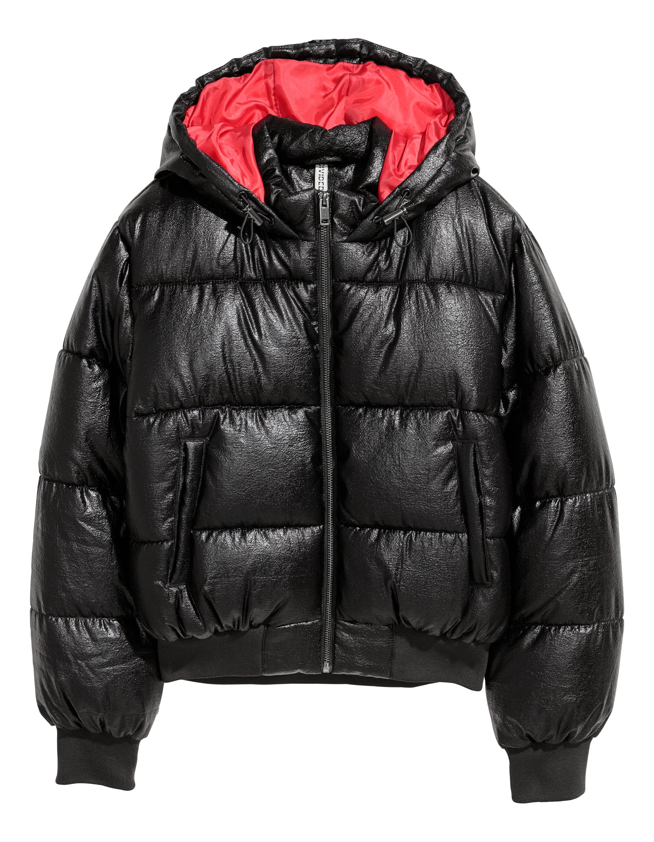 Padded jacket - Black/Red - Ladies | H&M GB