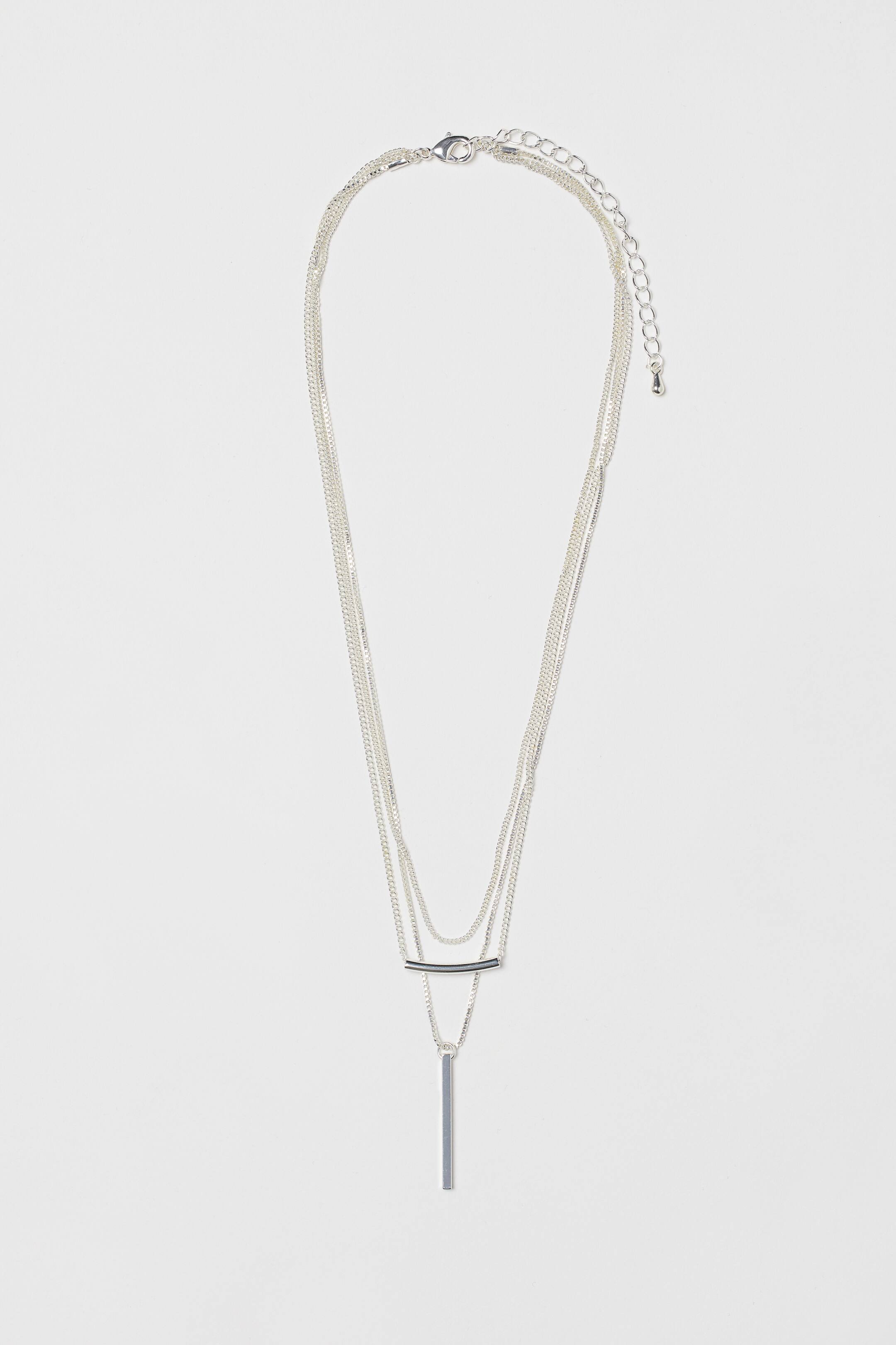 Collier à trois rangs - Argenté - FEMME | H&M FR