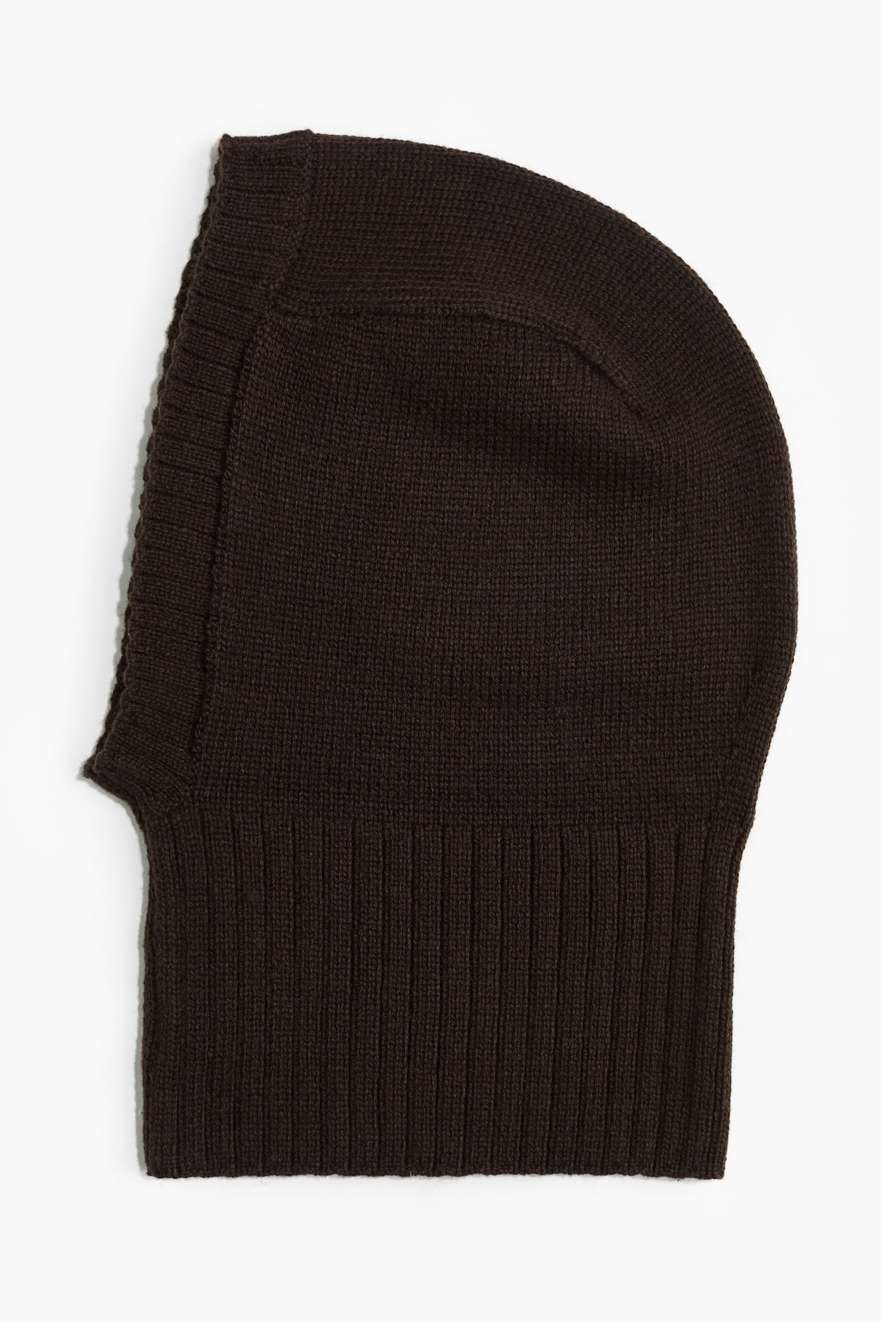 Women's Dark brown Knit Balaclava | H&M US