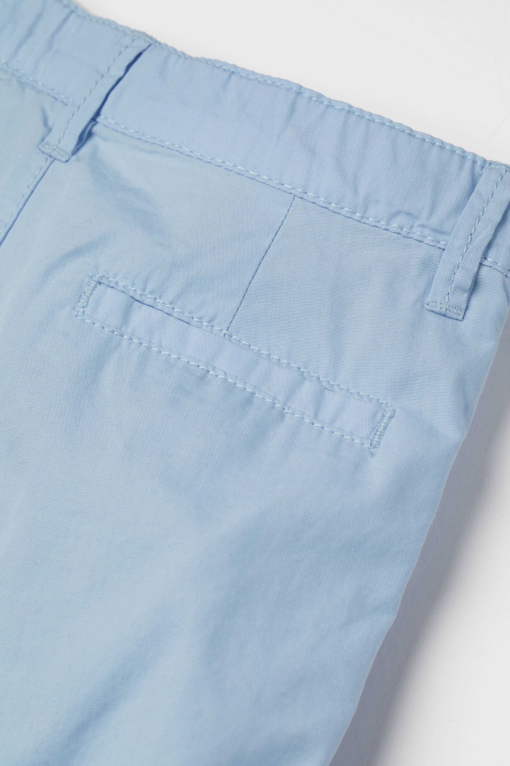 Cotton Shorts - Light blue - Kids | H&M CA