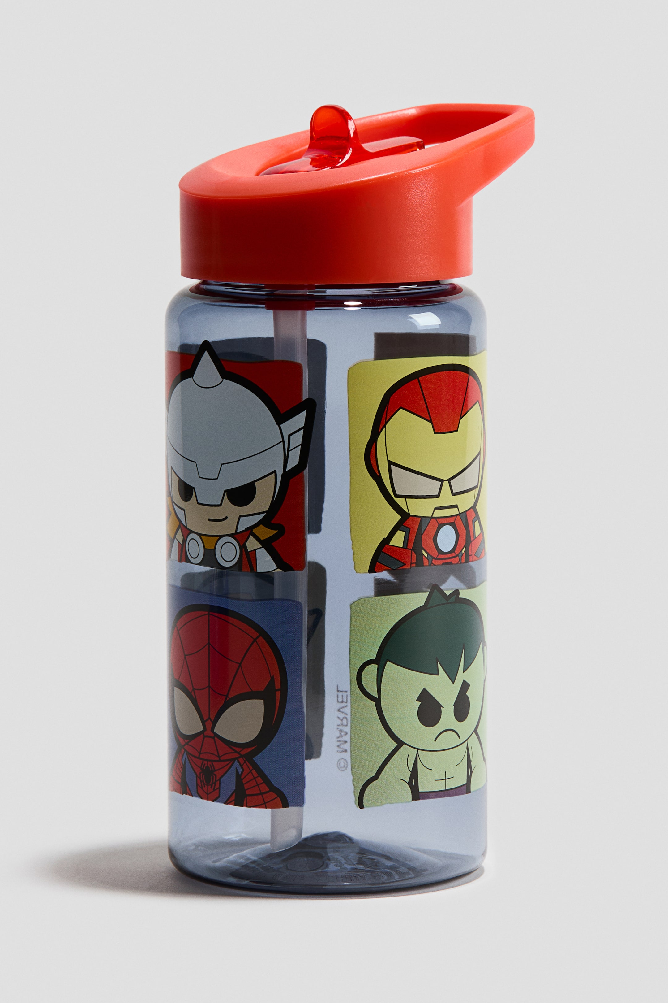 Red/Marvel Comics Printed Water Bottle for kids | H&M CA