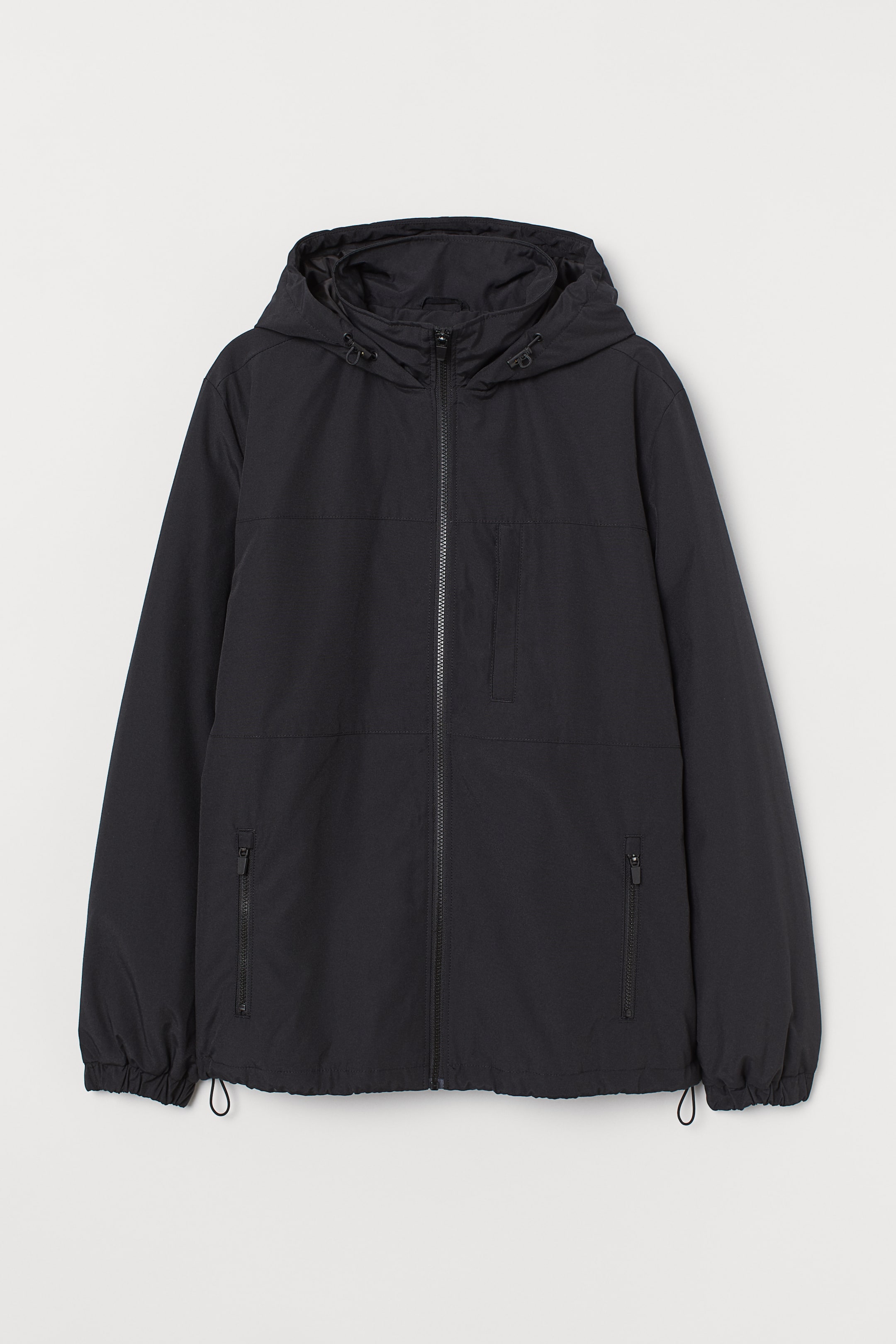 Hooded Jacket - Black - Men | H&M US