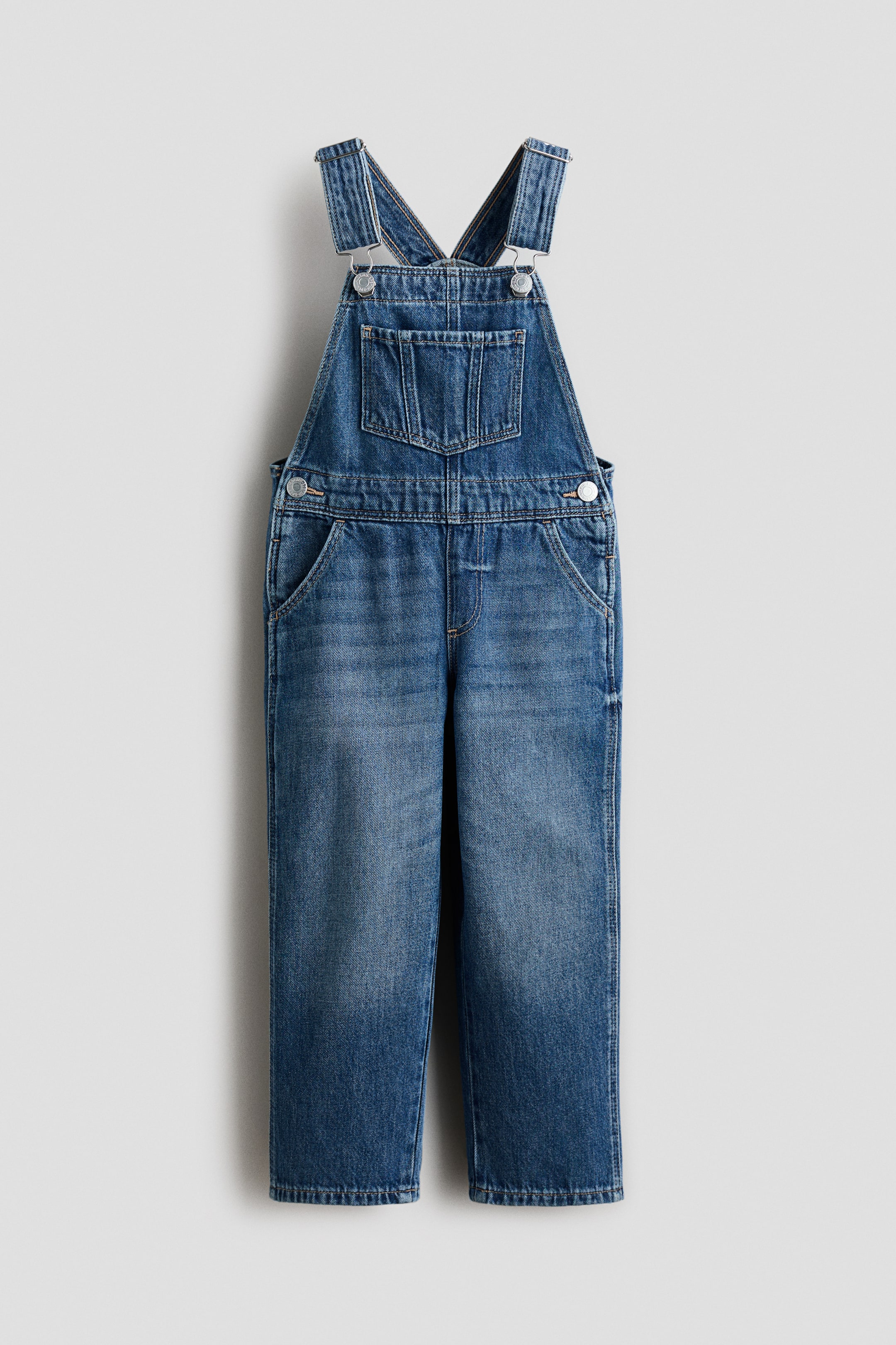 Denim blue Denim Overalls for kids | H&M US