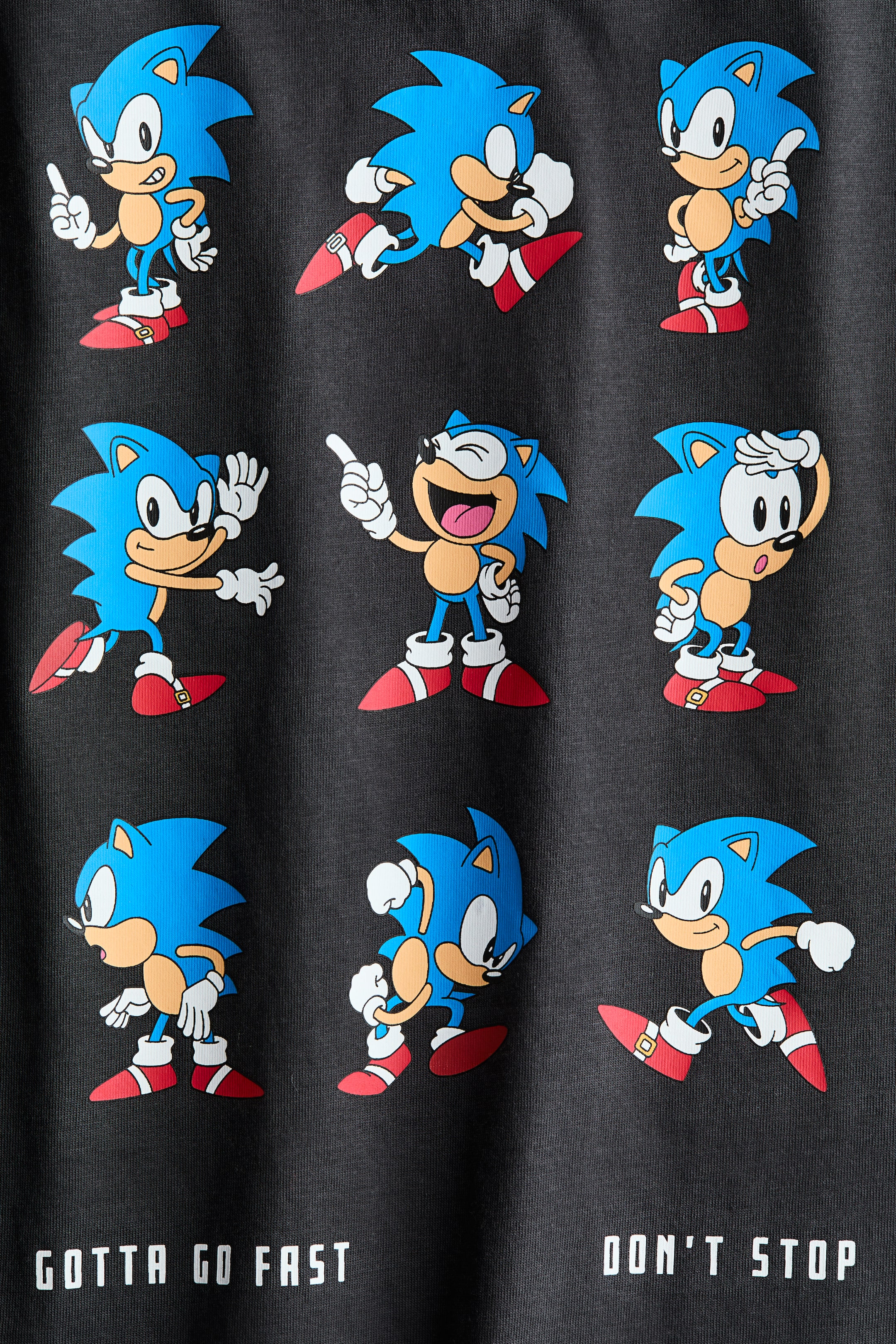 Oversized T-Shirt mit Print - Grau/Sonic the Hedgehog - Kids | H&M DE