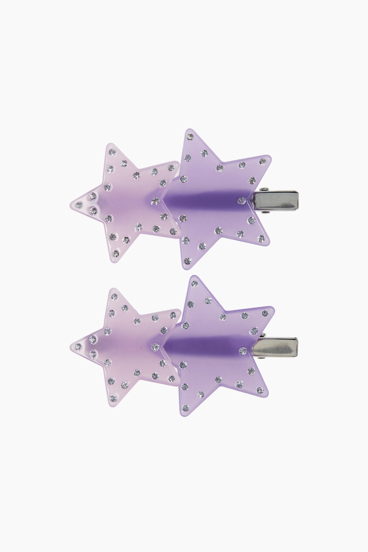 Set de 2 clame de păr cu stea - Mov - Beauty all | H&M RO