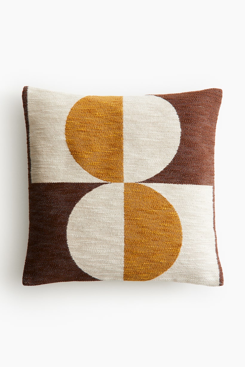 Patterned Cushion Cover - Cream/color-block - Home All | H&M US