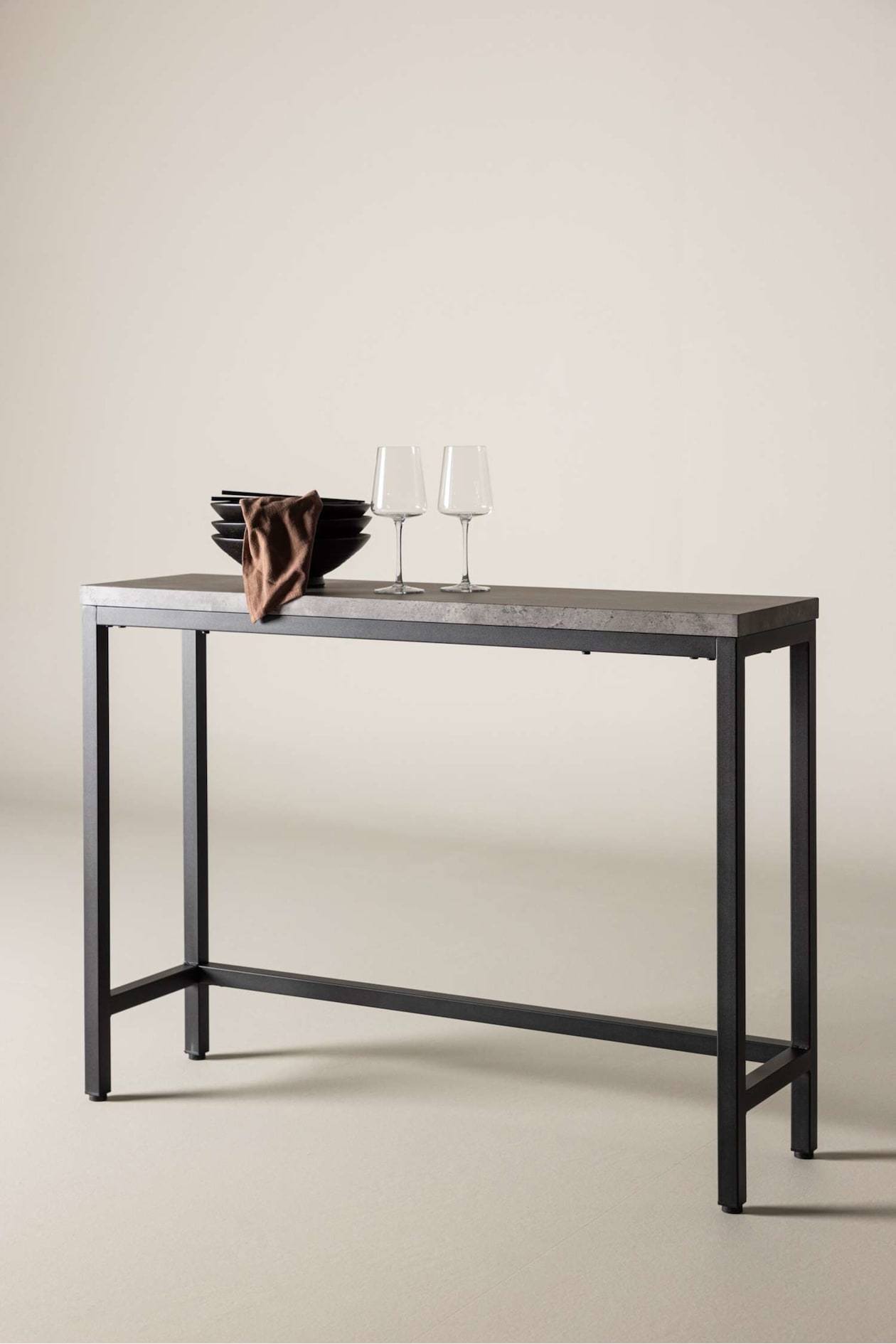Mesa Lateral Rise - Laminado De Papel, Gris - Venture Home - HOME | H&M ES
