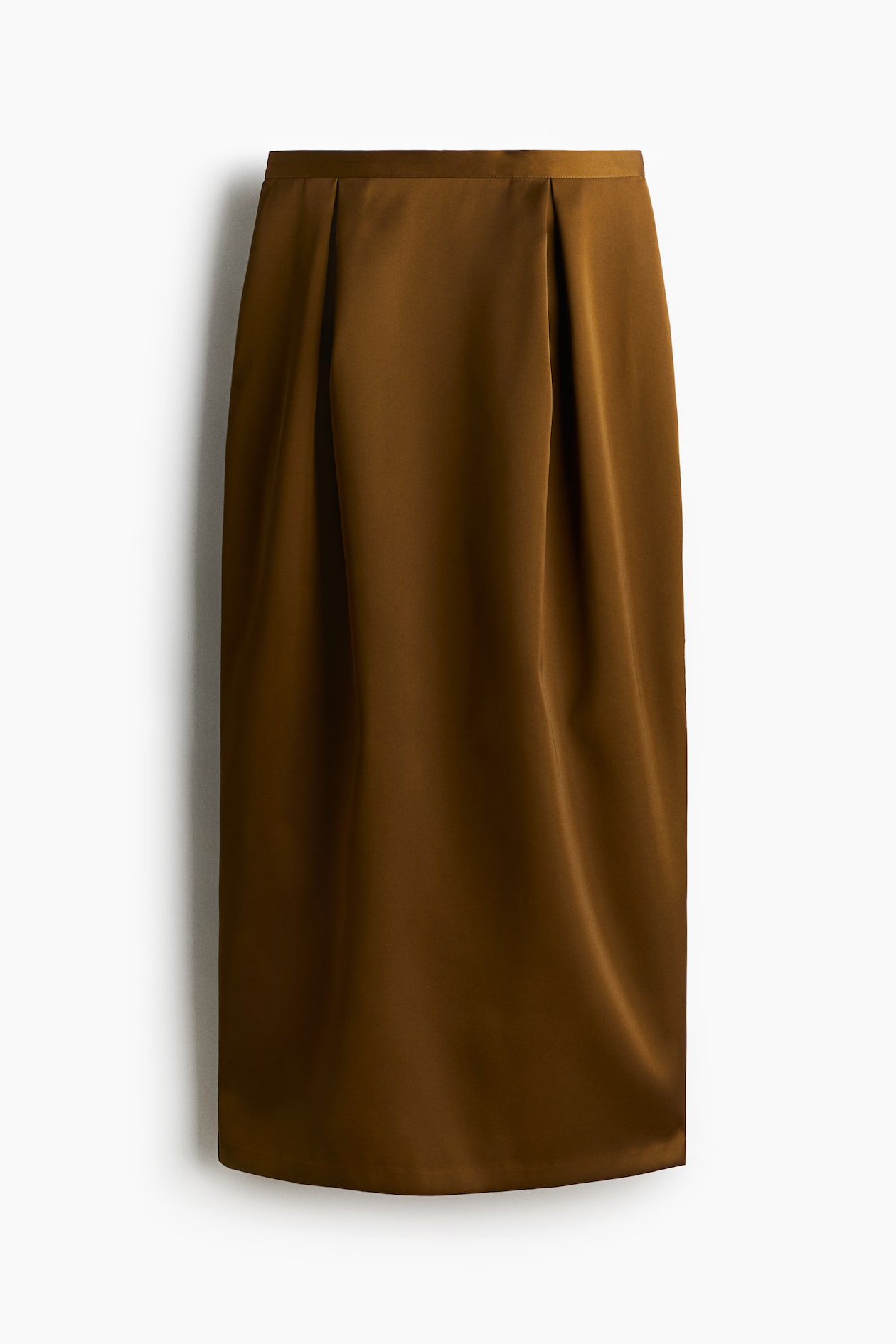 Tulpankjol i satin - Mörk senapsgul - DAM | H&M SE
