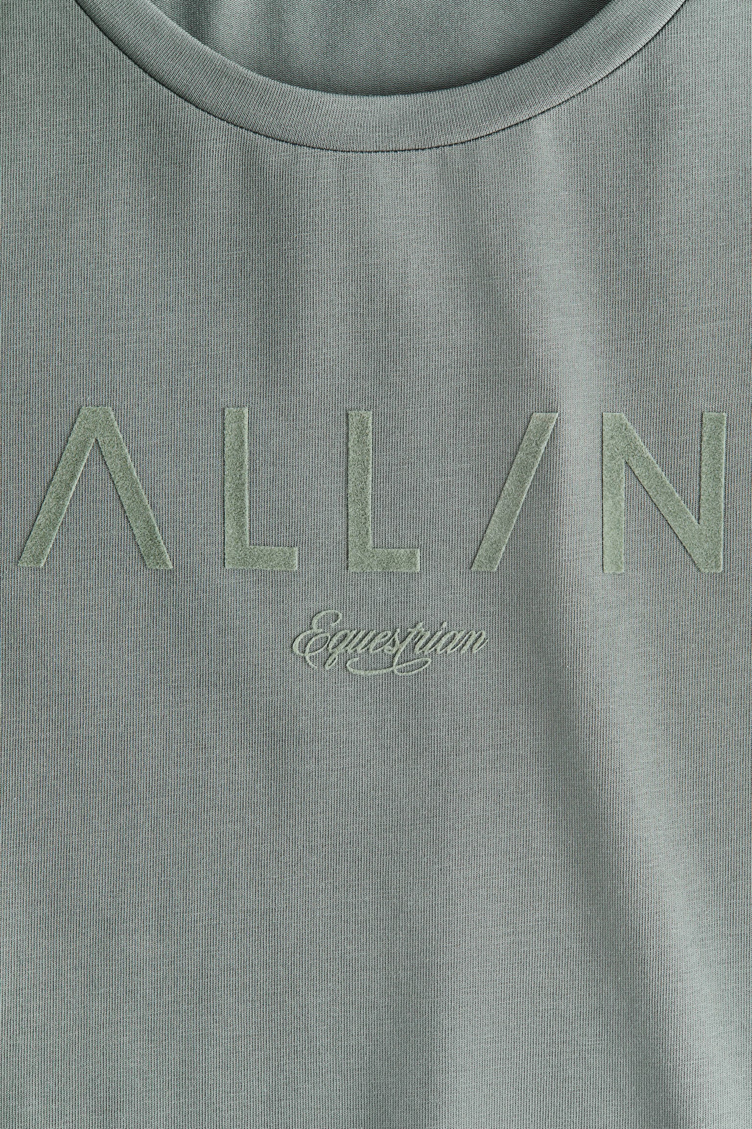 Slim Fit Sports T-shirt - Khaki green - Ladies | H&M IE