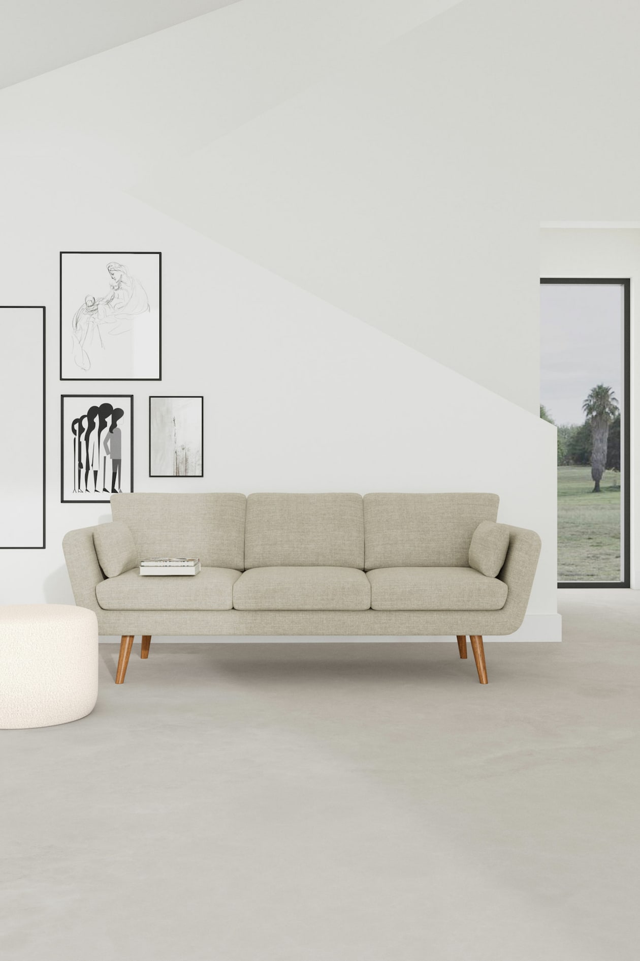 Sigrid 3-sitzer Sofa - Vega Sand Dune - SOFACOMPANY - Home All | H&M AT
