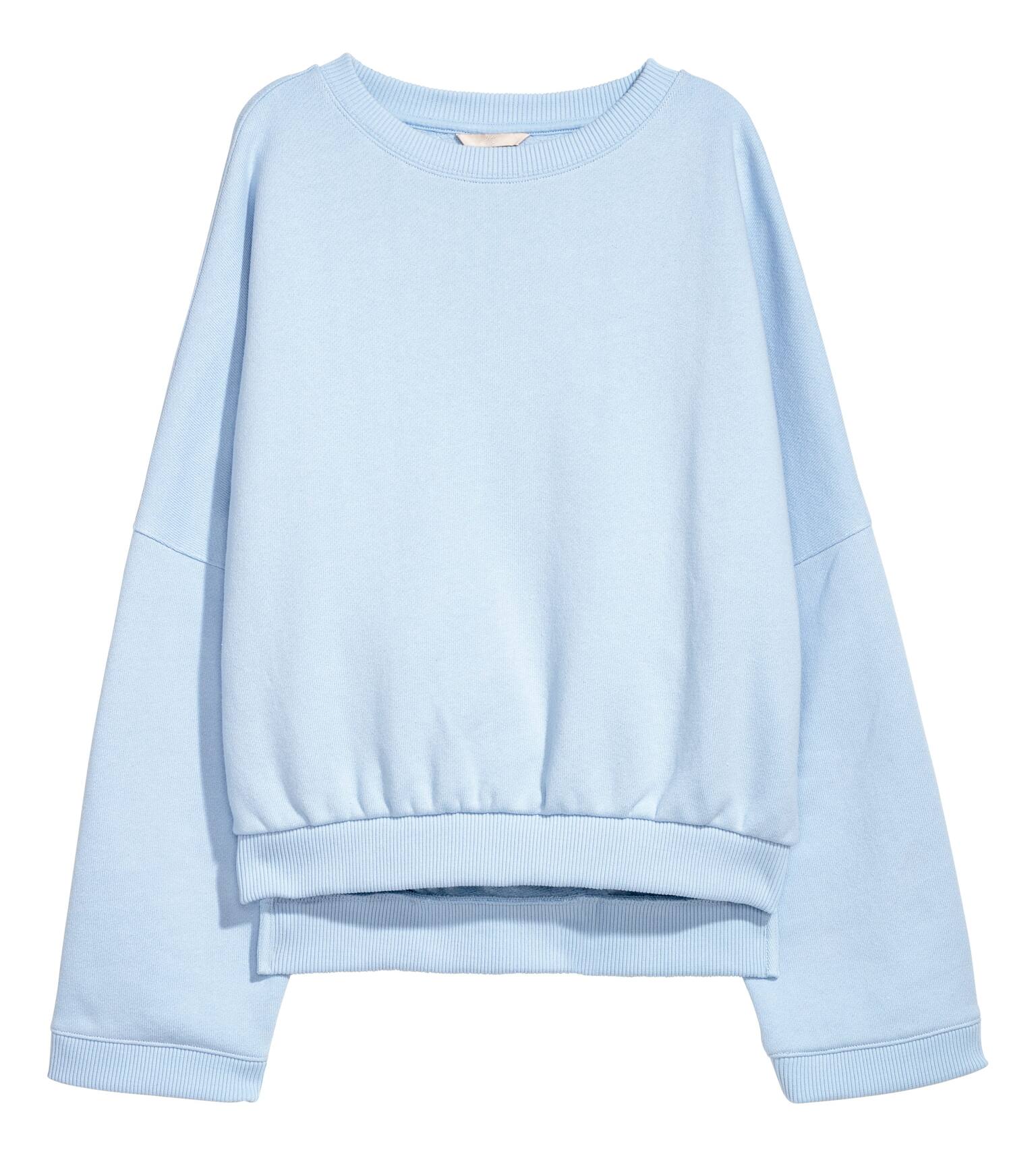 Oversized Top - Light blue - Ladies | H&M US