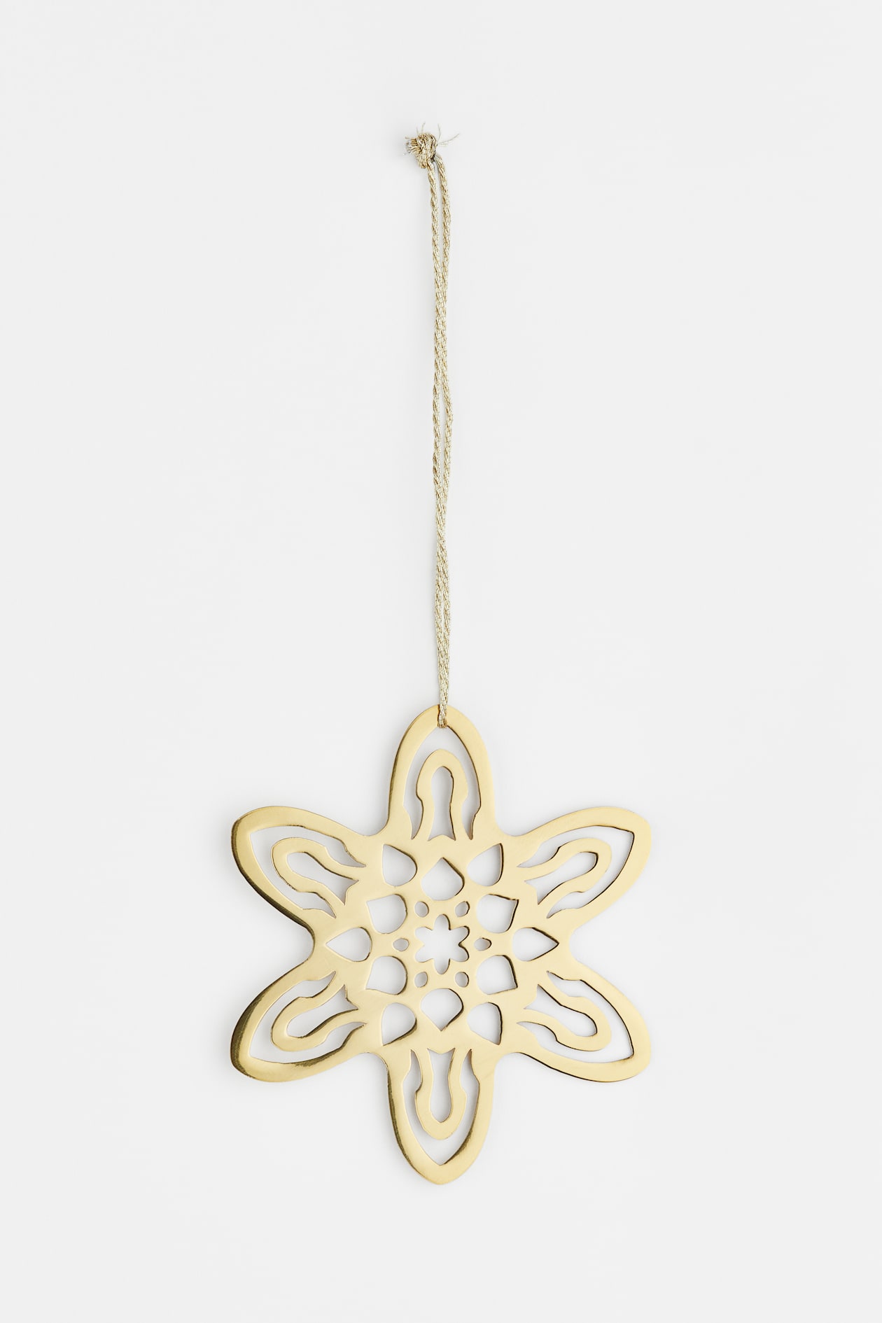 Julepynt i metall - Gullfarget/Snøfnugg - Home All | H&M NO