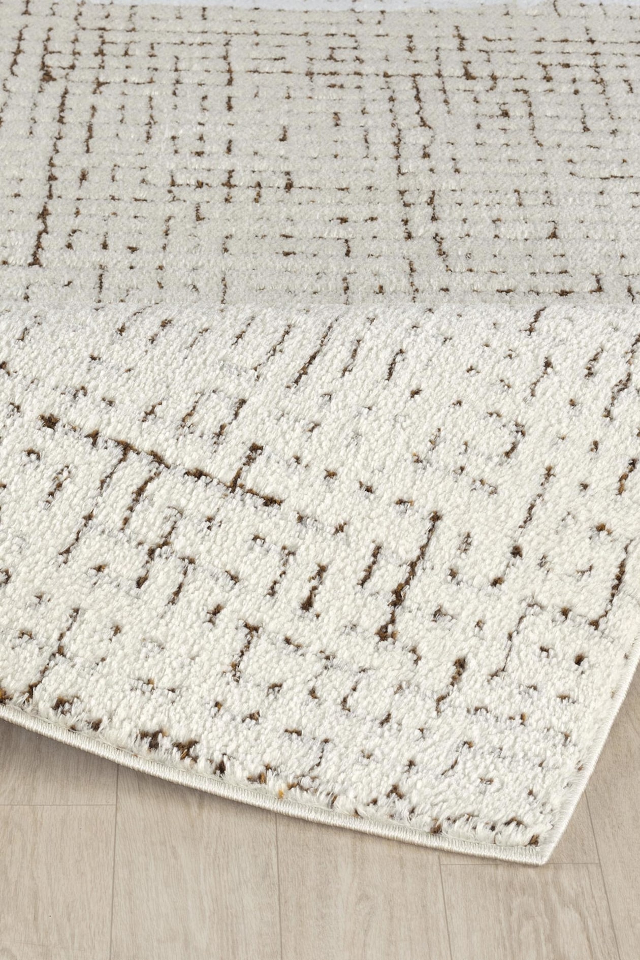 Scandi Modern High Pile Area Rug - White - Livabliss - Home All | H&M GB