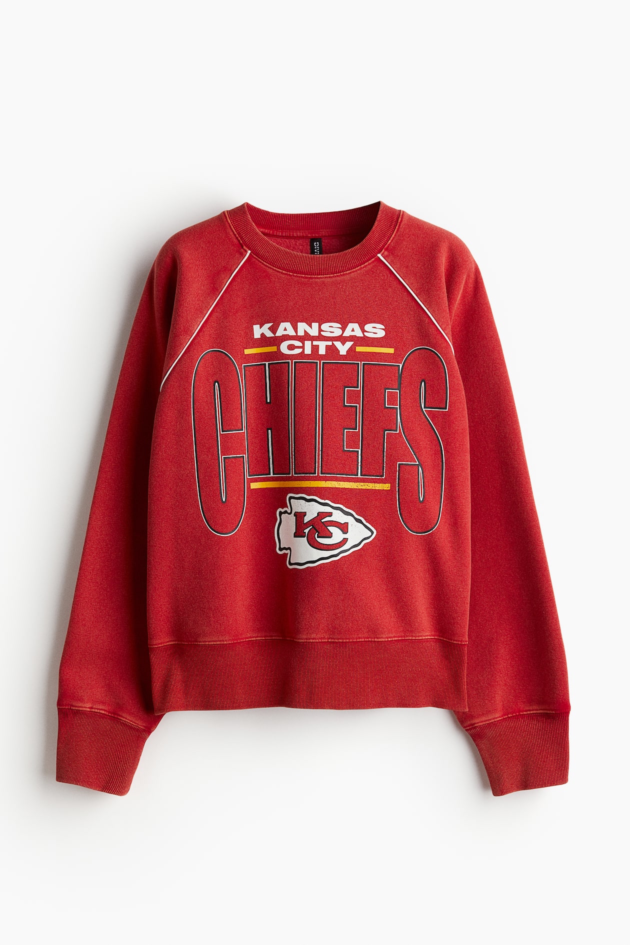 Oversized printed sweatshirt - Red/NFL - Ladies | H&M GB