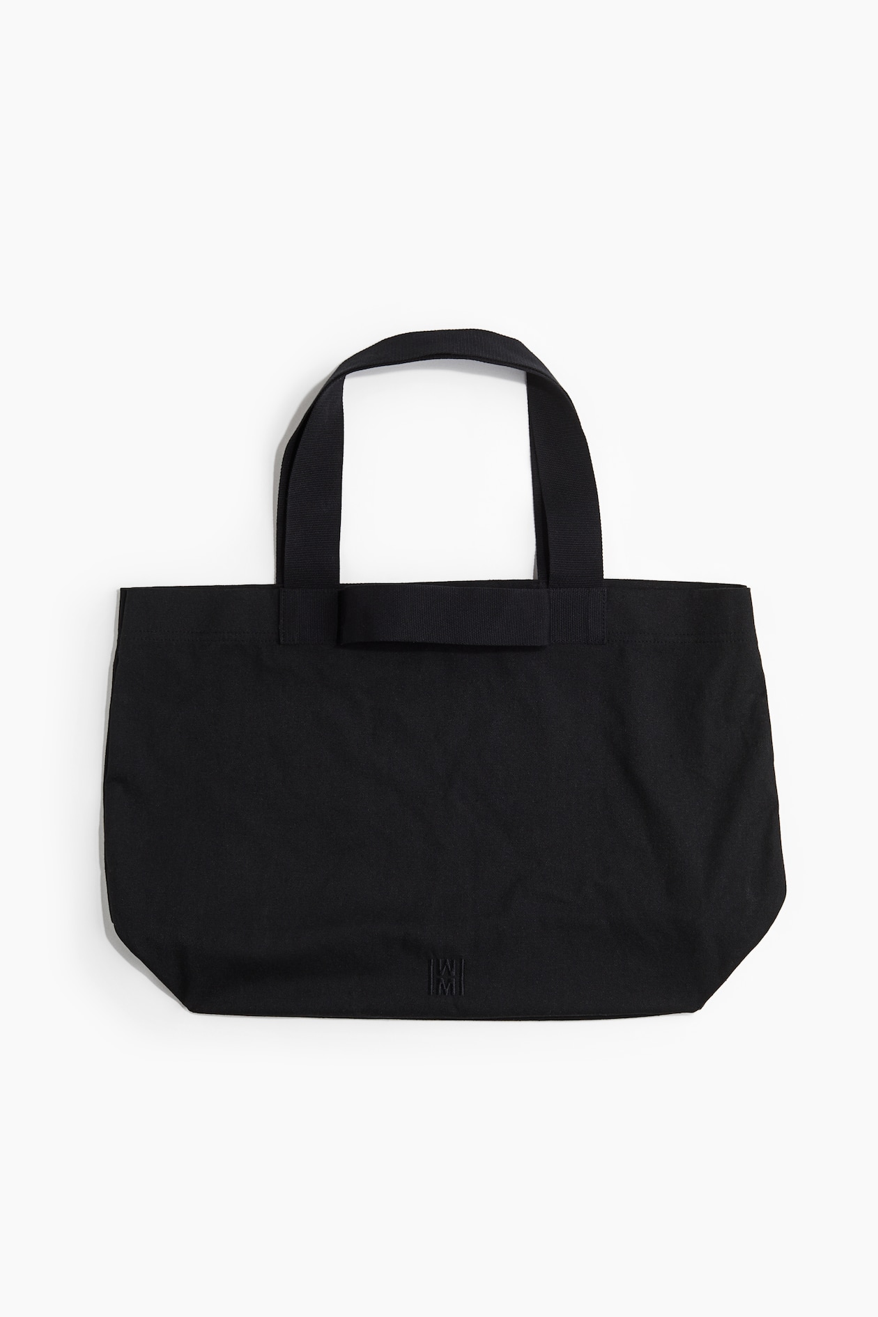 Women's Black Canvas Tote Bag | H&M US