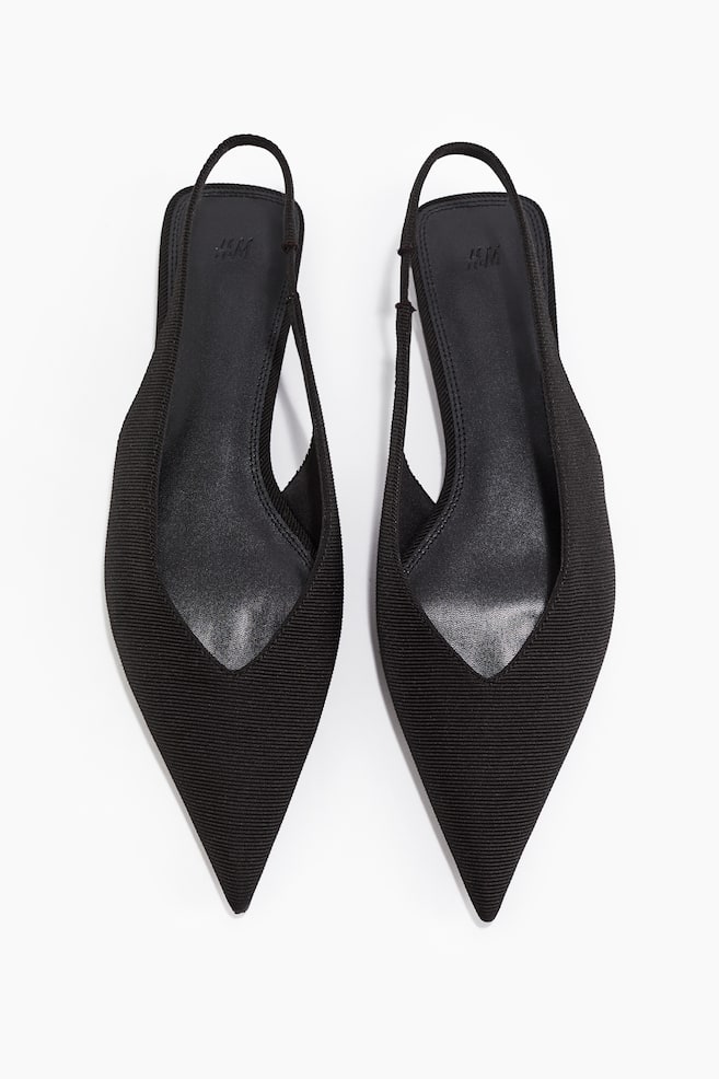 Pointed Slingbacks - Black - Ladies | H&M US