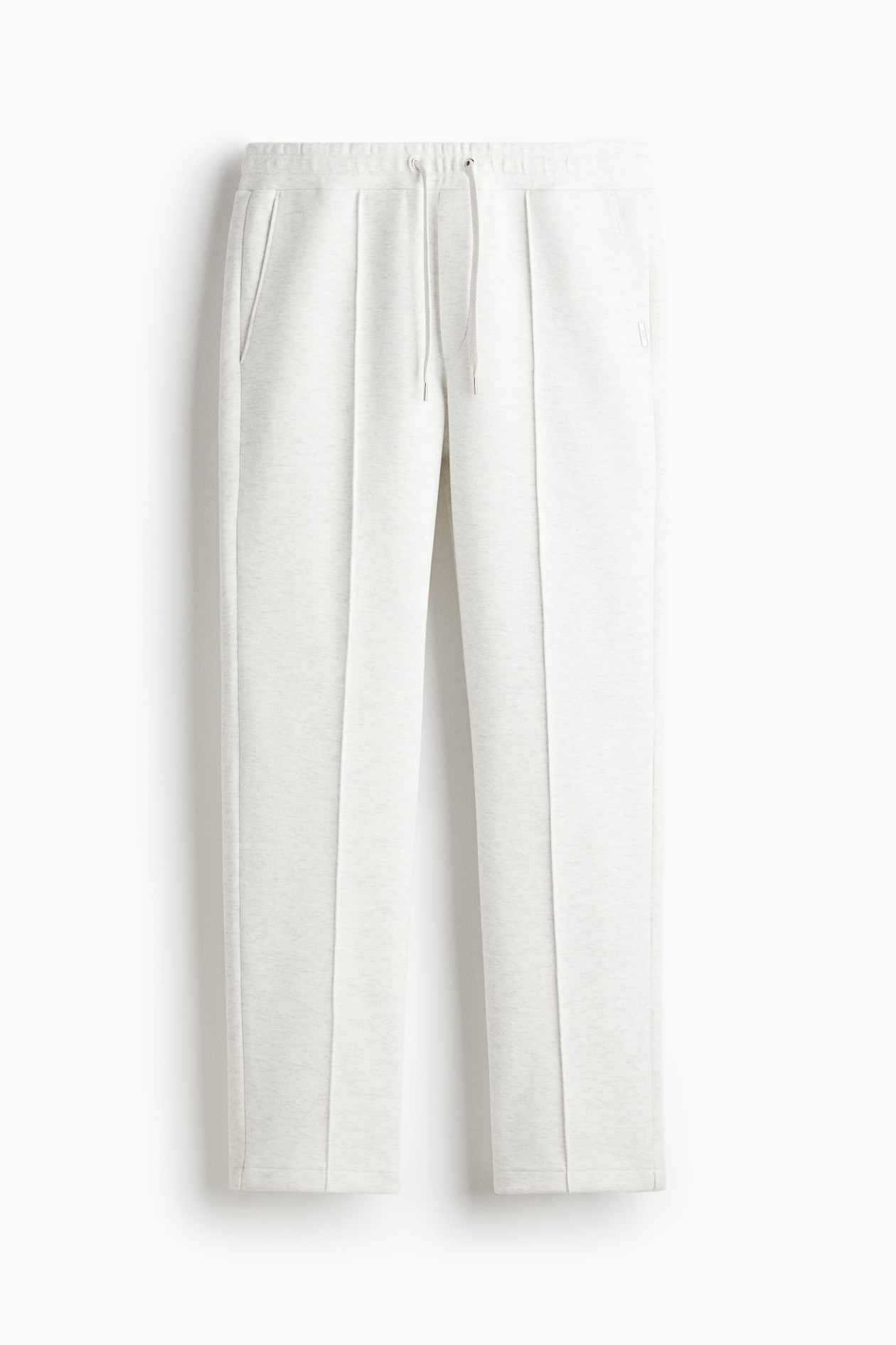 Men’s Light grey marl Regular Fit Tailored-Look Joggers | H&M CA