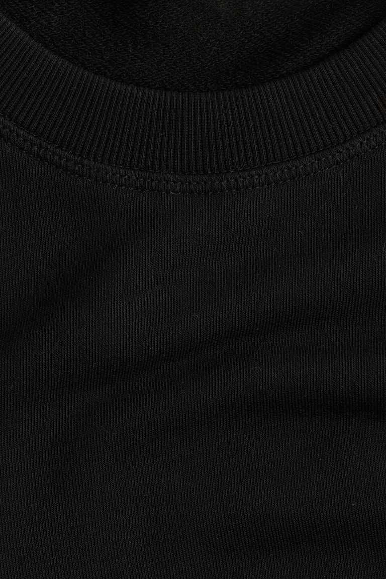 Sweatshirt Dress - Black - Ladies | H&M US