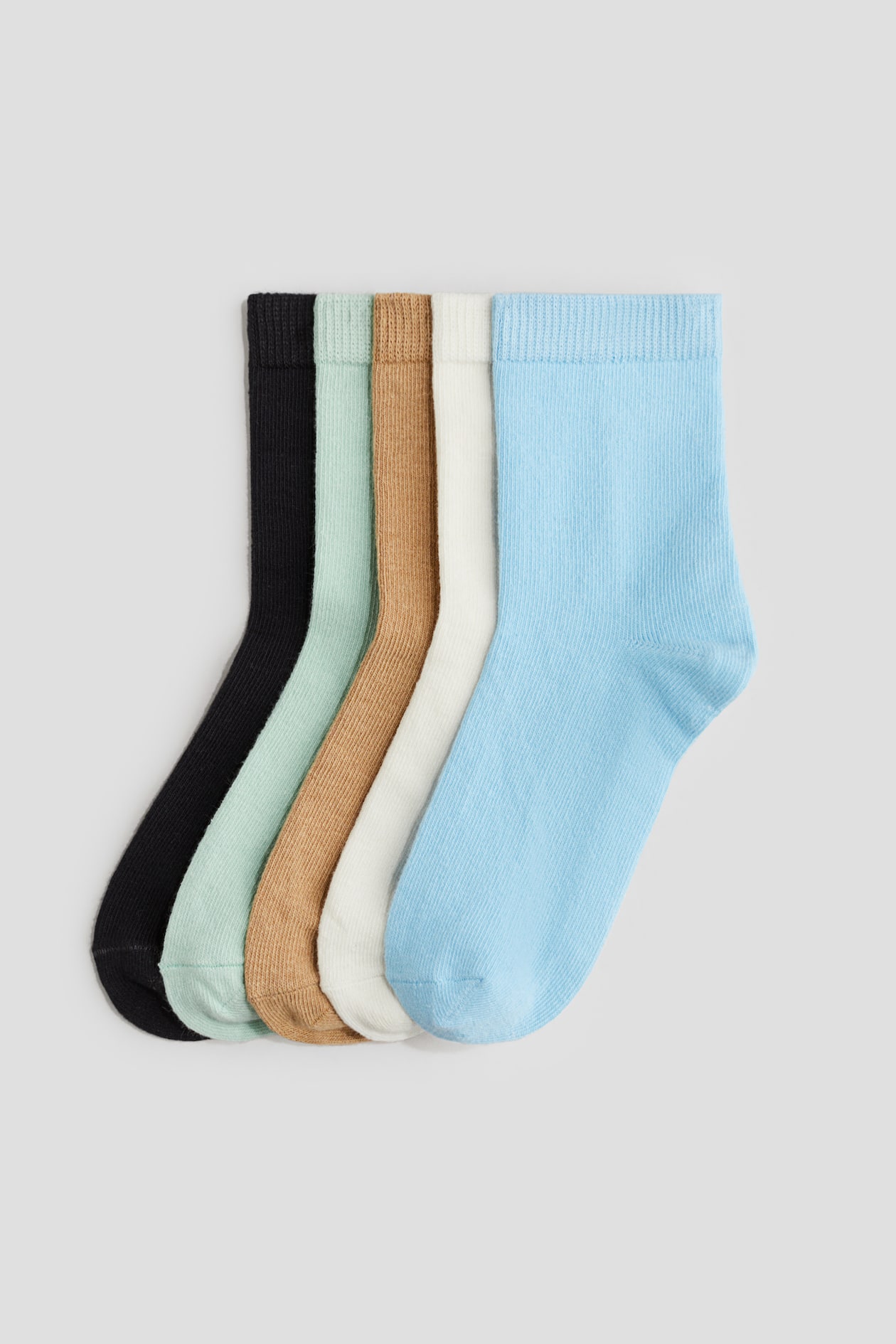 5-pack socks - Blue/Light green - Kids | H&M GB