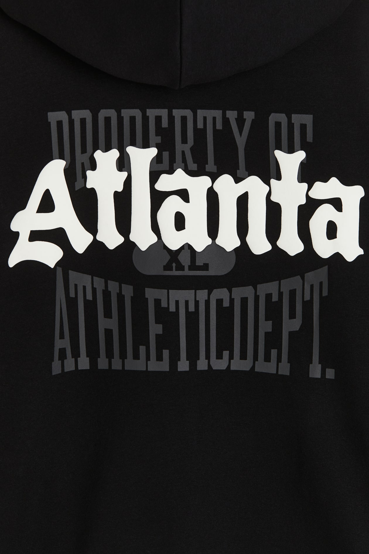 Men’s Black/Atlanta Relaxed Fit Zip-through hoodie | H&M GB
