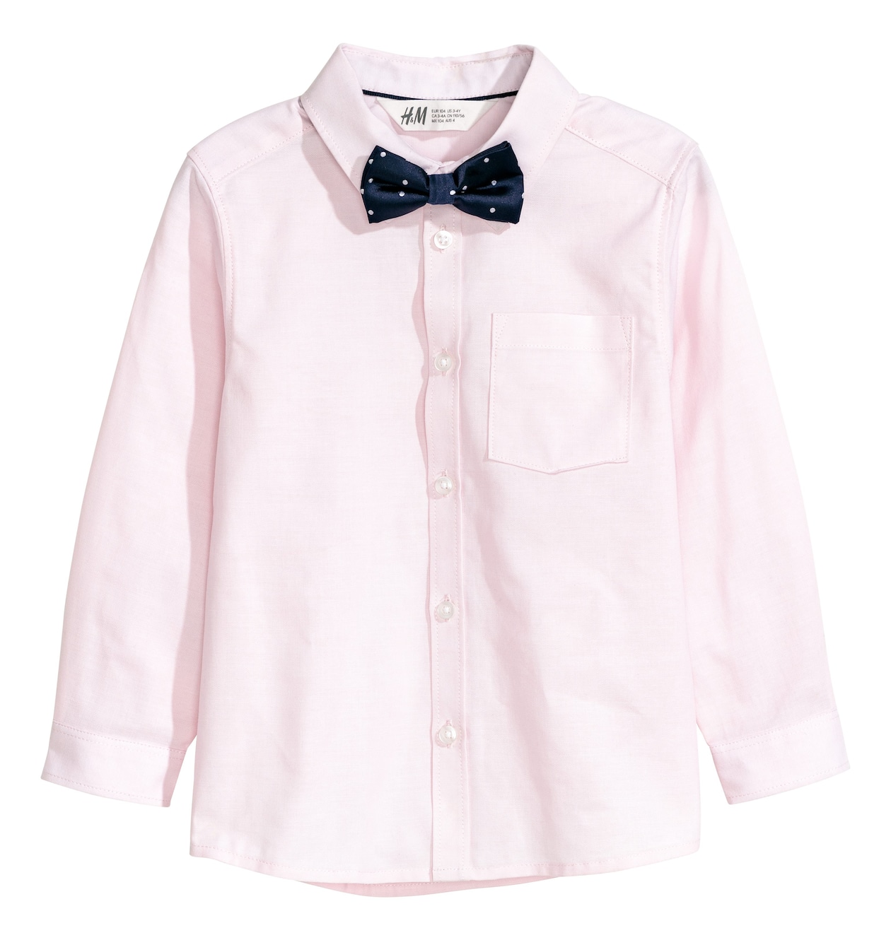 - Hemd mit Krawatte/Fliege - Hellrosa/Fliege - Kids | H&M DE