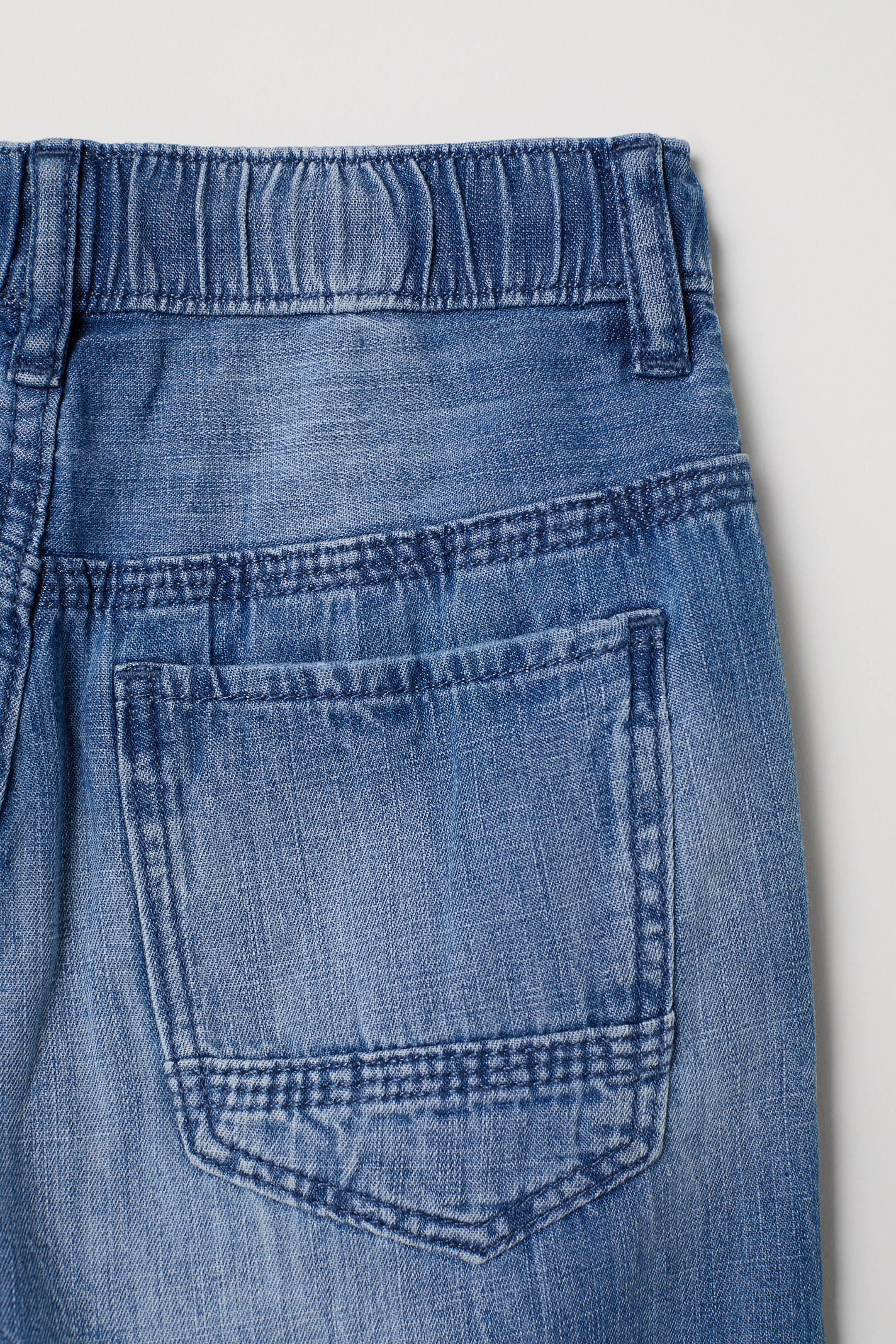 Denim Clamdiggers - Knee-length - Denim blue - Kids | H&M CA