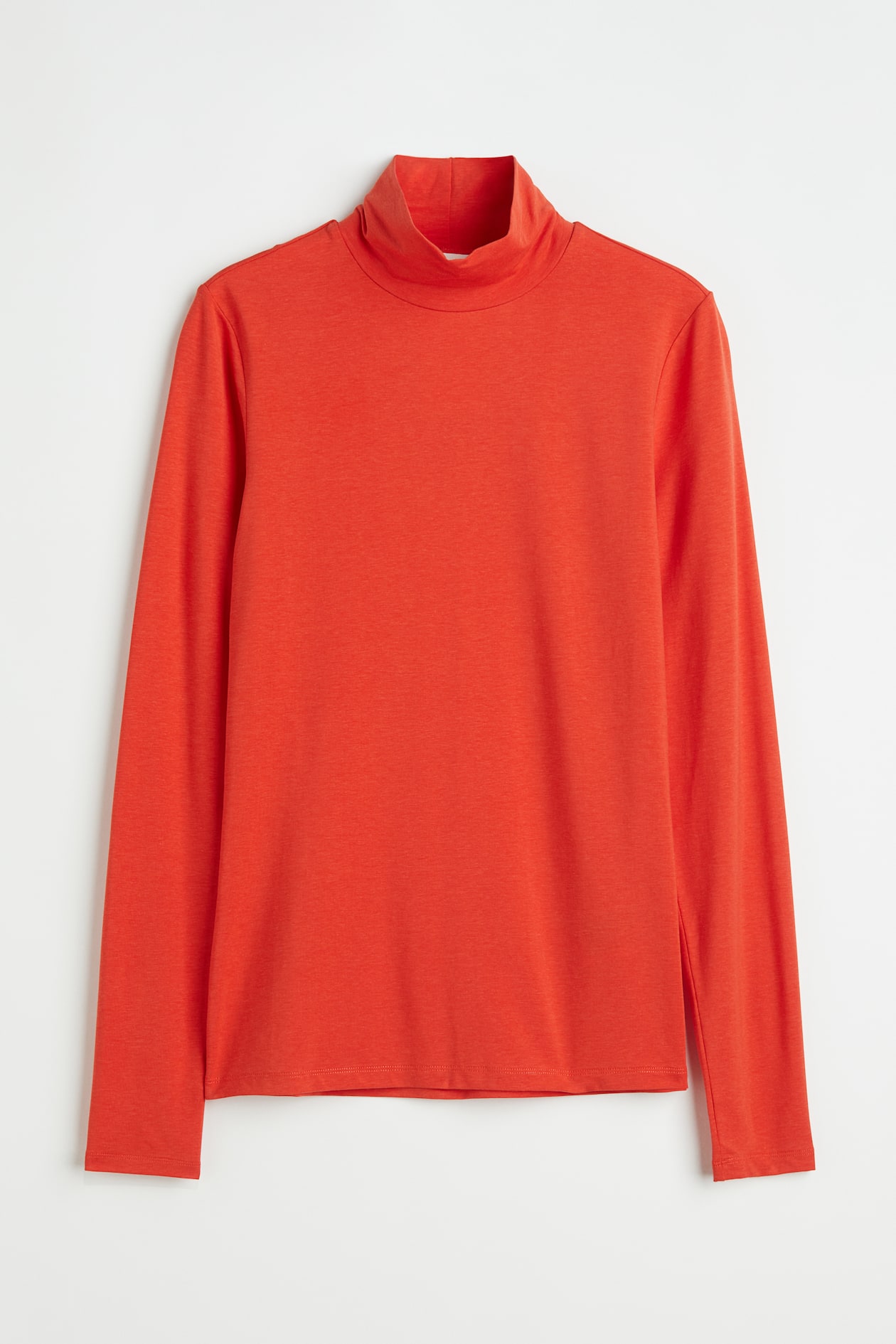 Turtleneck top - Orange - Ladies | H&M GB