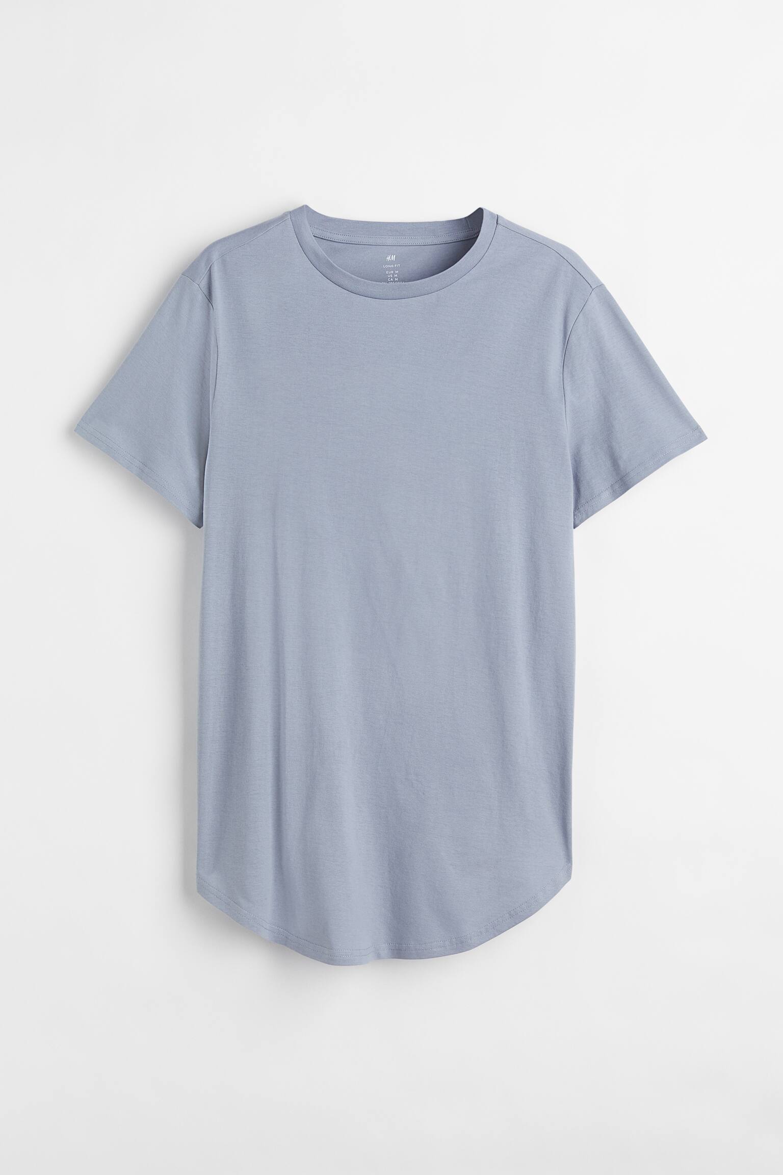 טישירט ארוכה Regular Fit - Light grey - Men | H&M IL
