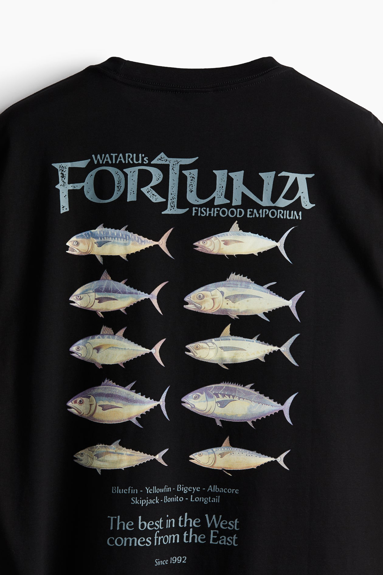 Men’s Black/Fortuna Loose Fit Printed T-shirt | H&M US