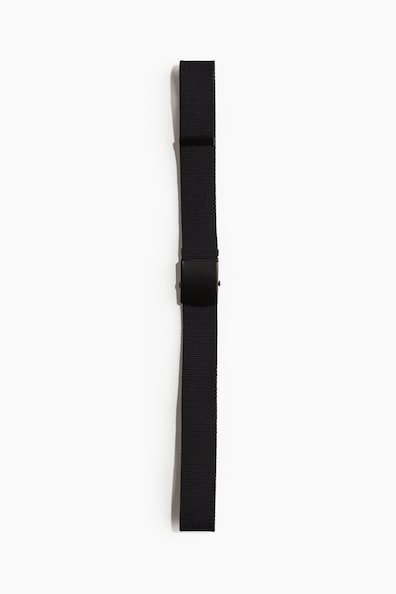 Fabric Belt - Black - Men | H&M US
