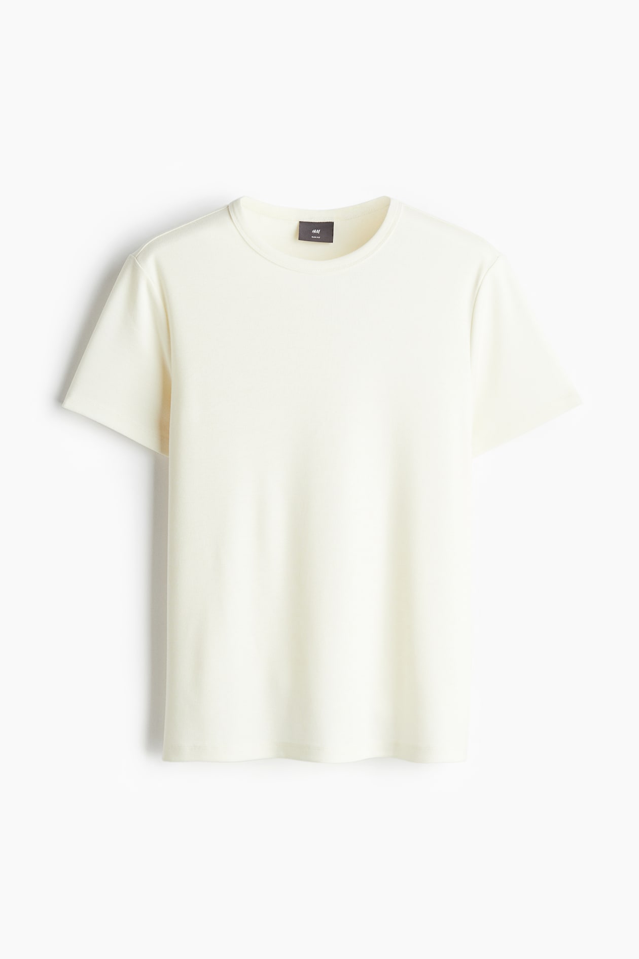 Playera Slim Fit - Crema - Men | H&M MX