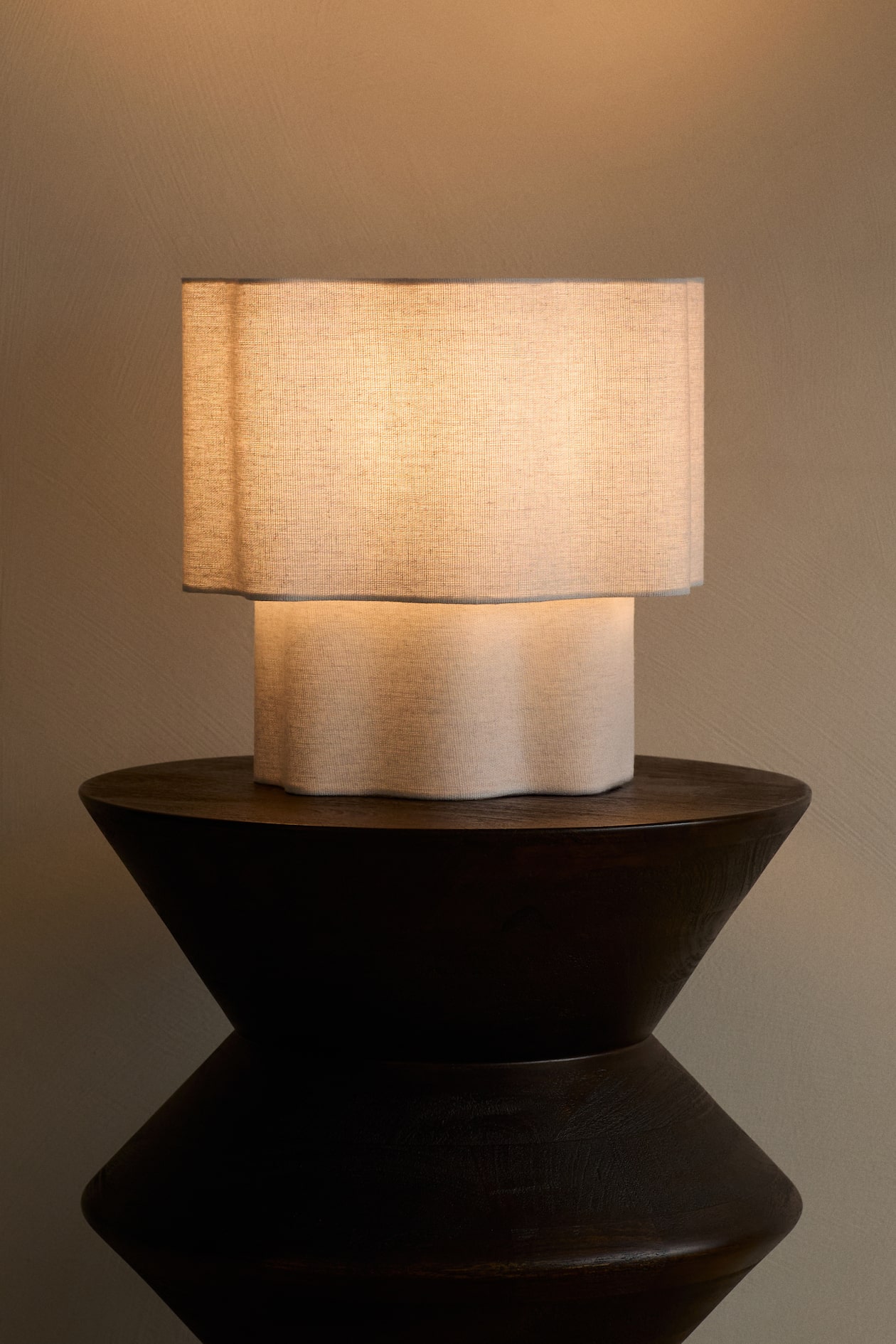 White Fabric-covered table lamp at H&M Home | H&M GB