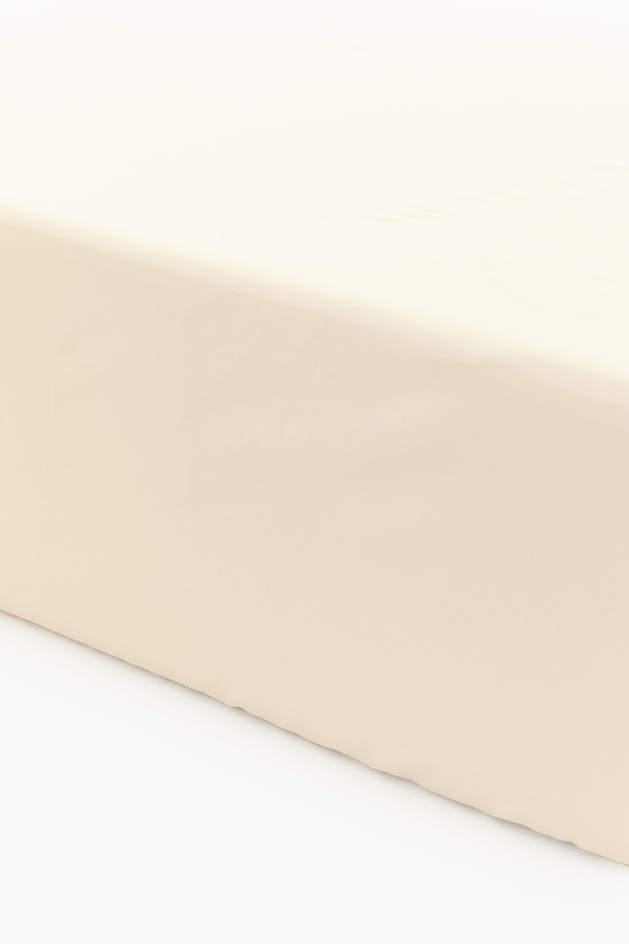Cream Satin Fitted Sheet at H&M Home | H&M US
