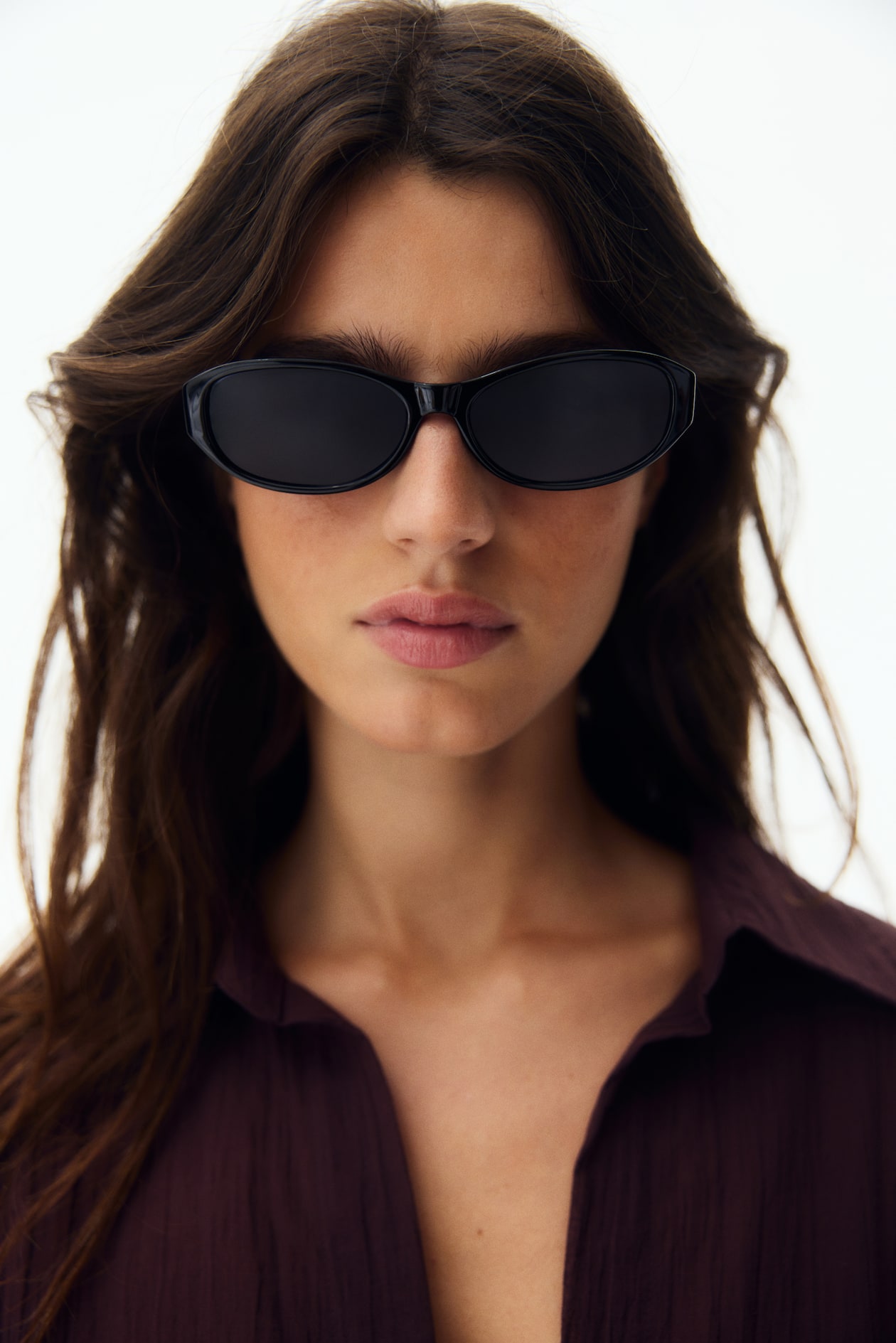 Oval Sunglasses - Black - Ladies | H&M US