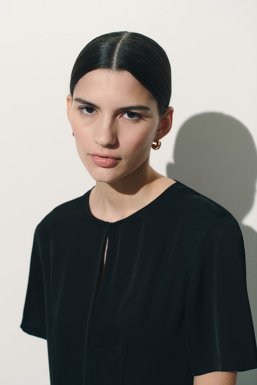 Twill dress - Black - Ladies | H&M MY